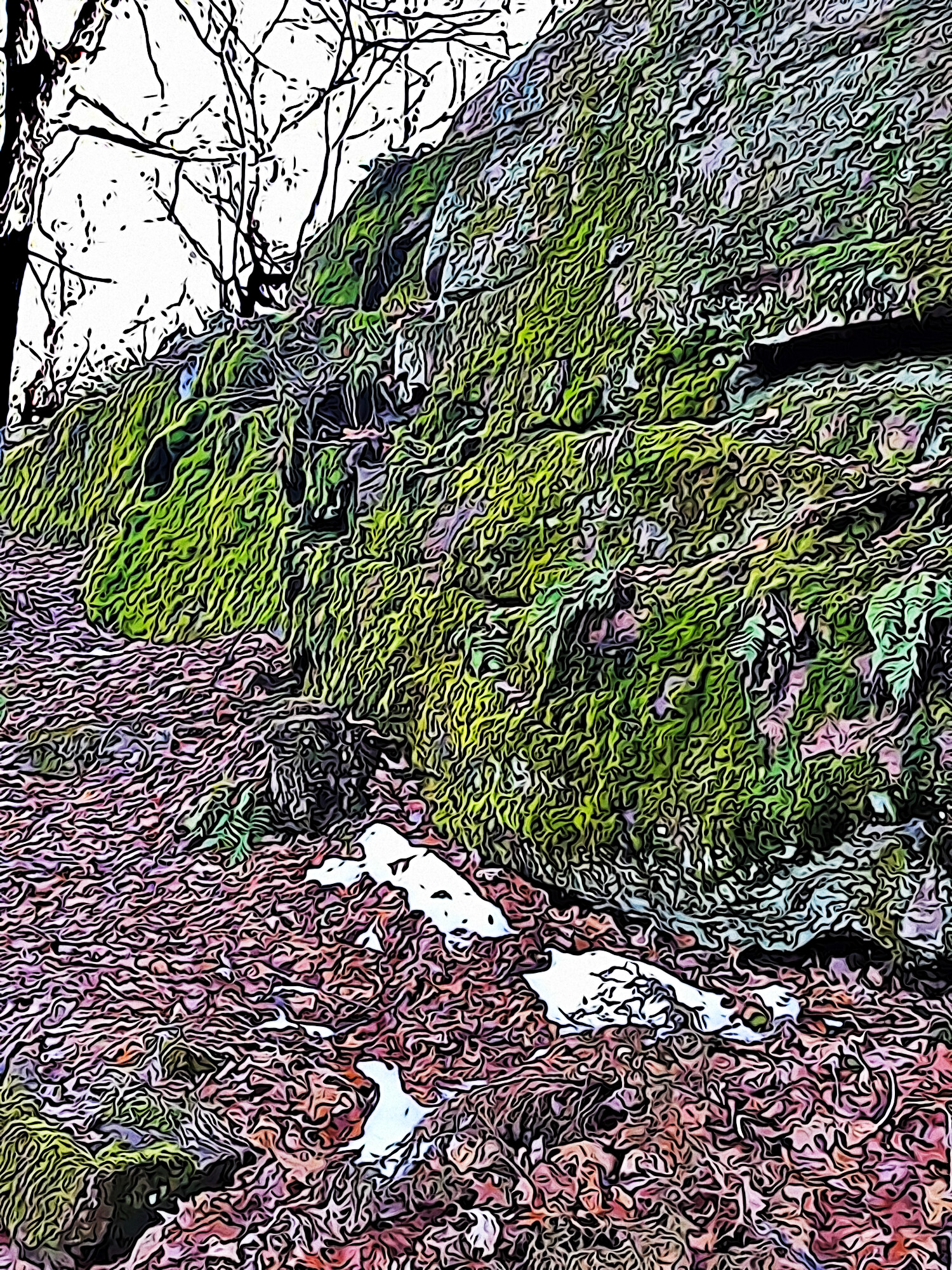 ArtStation - rocky cliff01