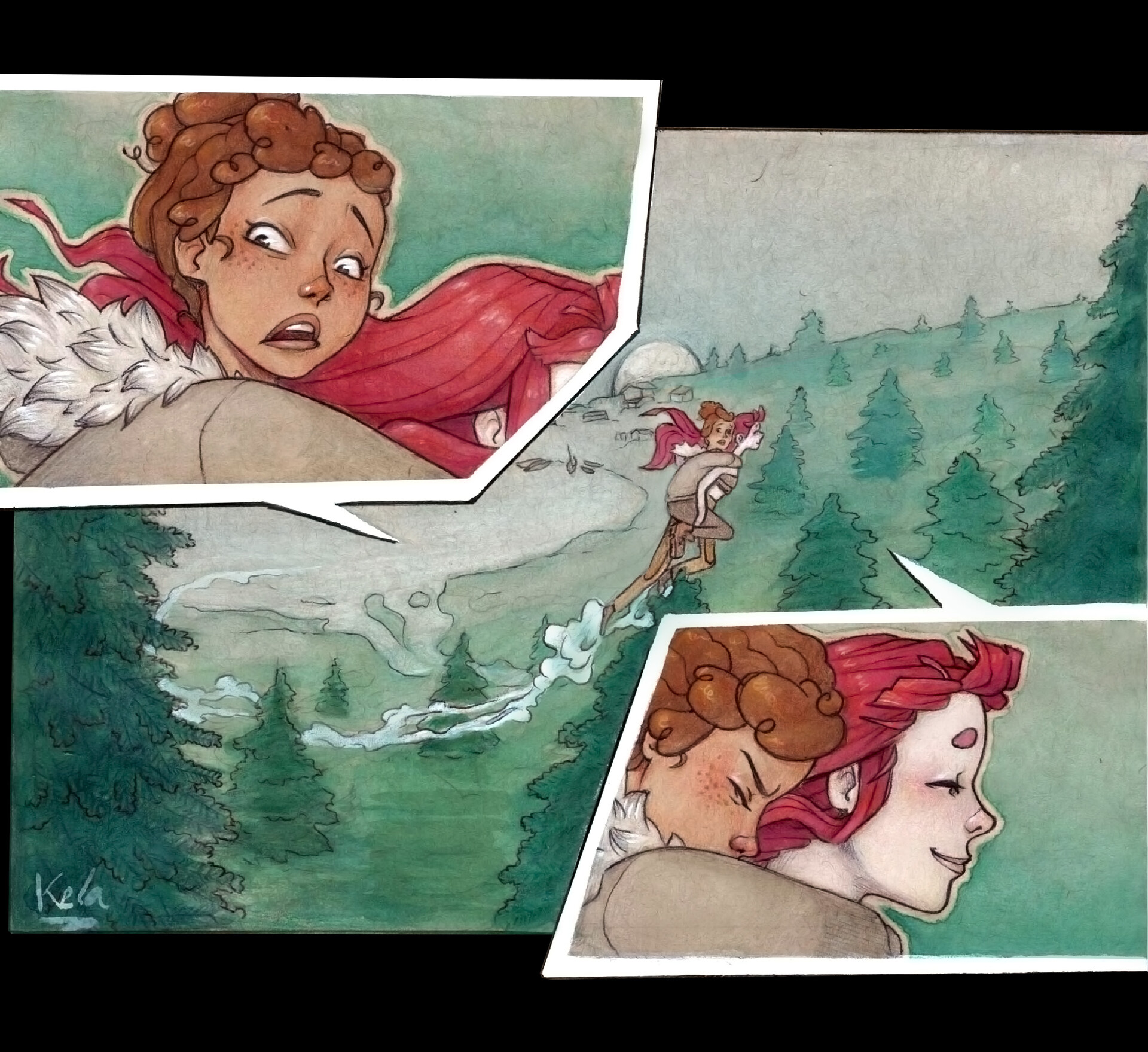 ArtStation - Iris - comic page