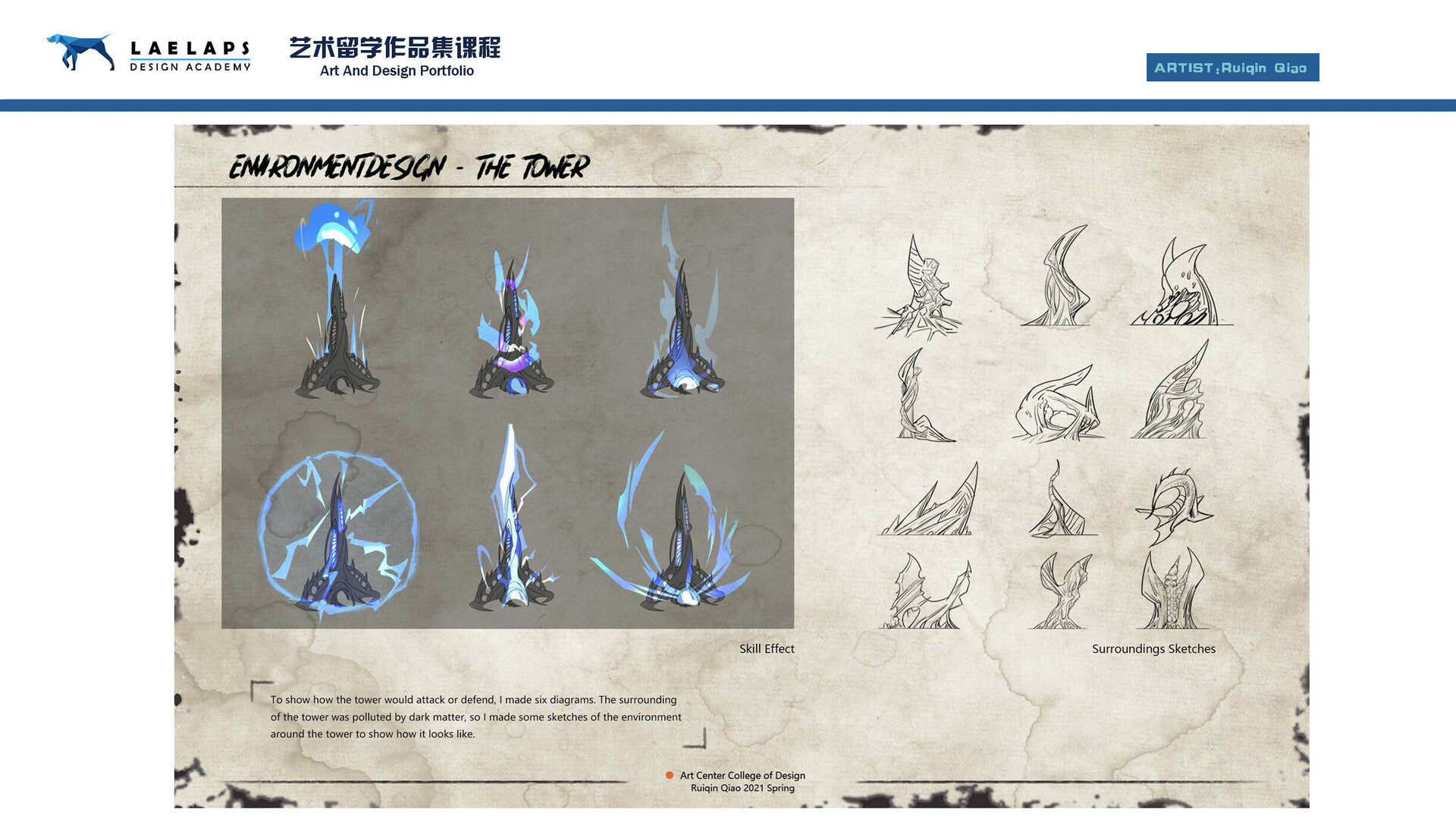 Laelaps Design Academy - Laelaps艺术留学作品集课程学生作品