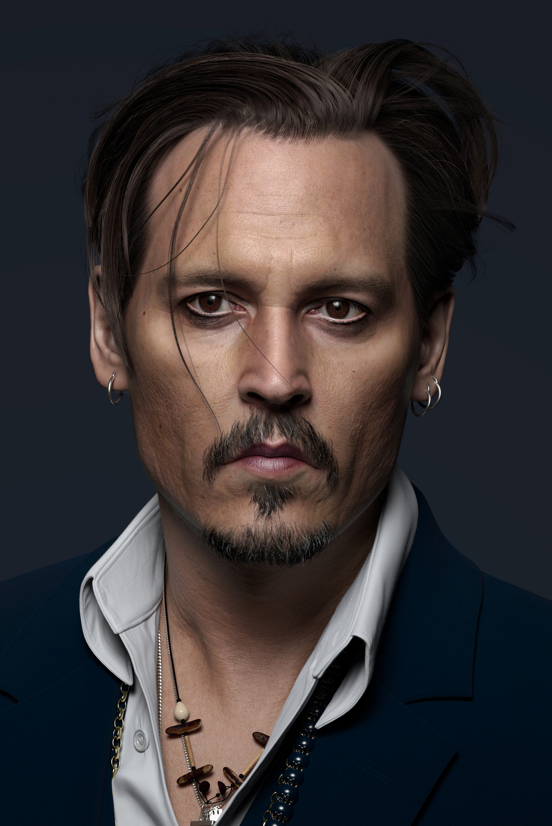ArtStation - Johnny Depp CG Likeness ''Digi-Double''