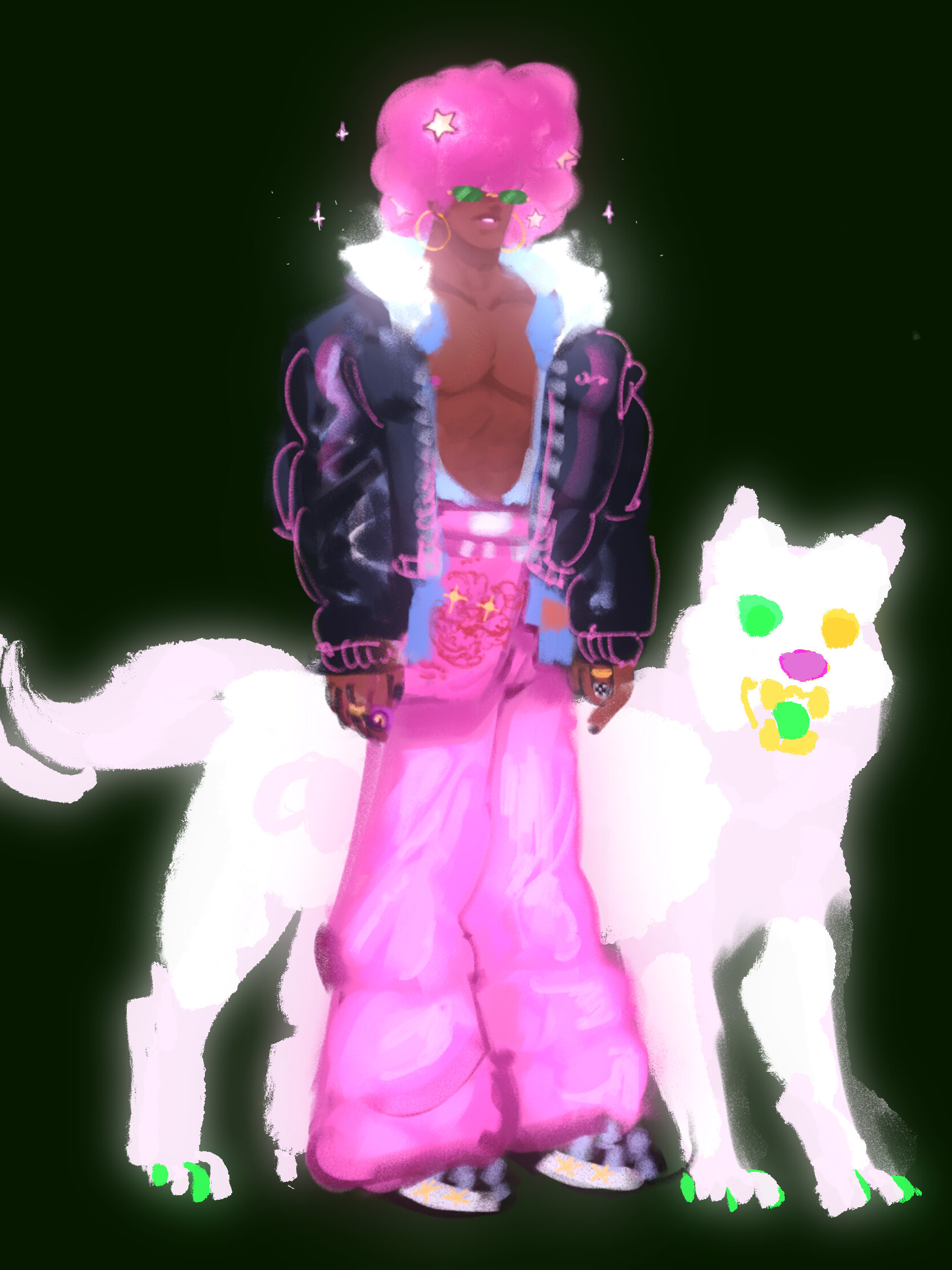 ArtStation - design y2k funky himbo