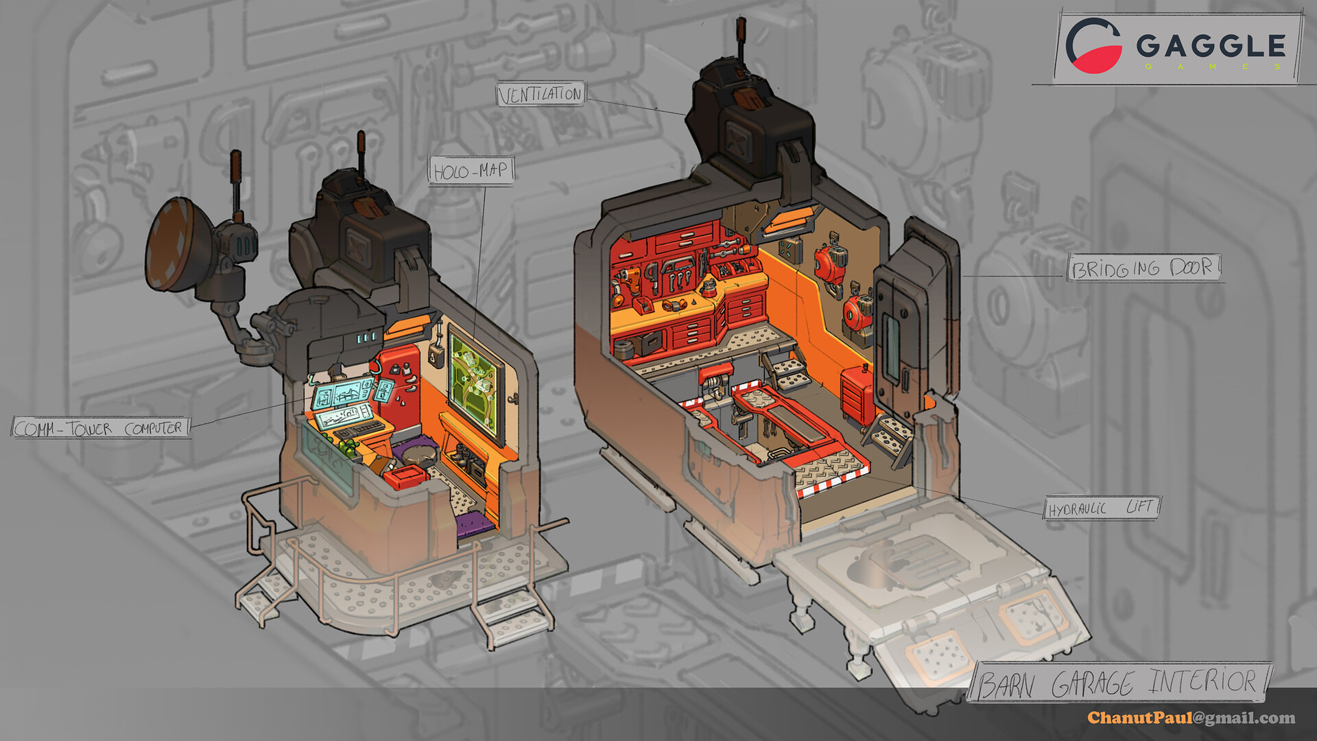 Paul Chanut - Gaggle Games Studio - Environment
