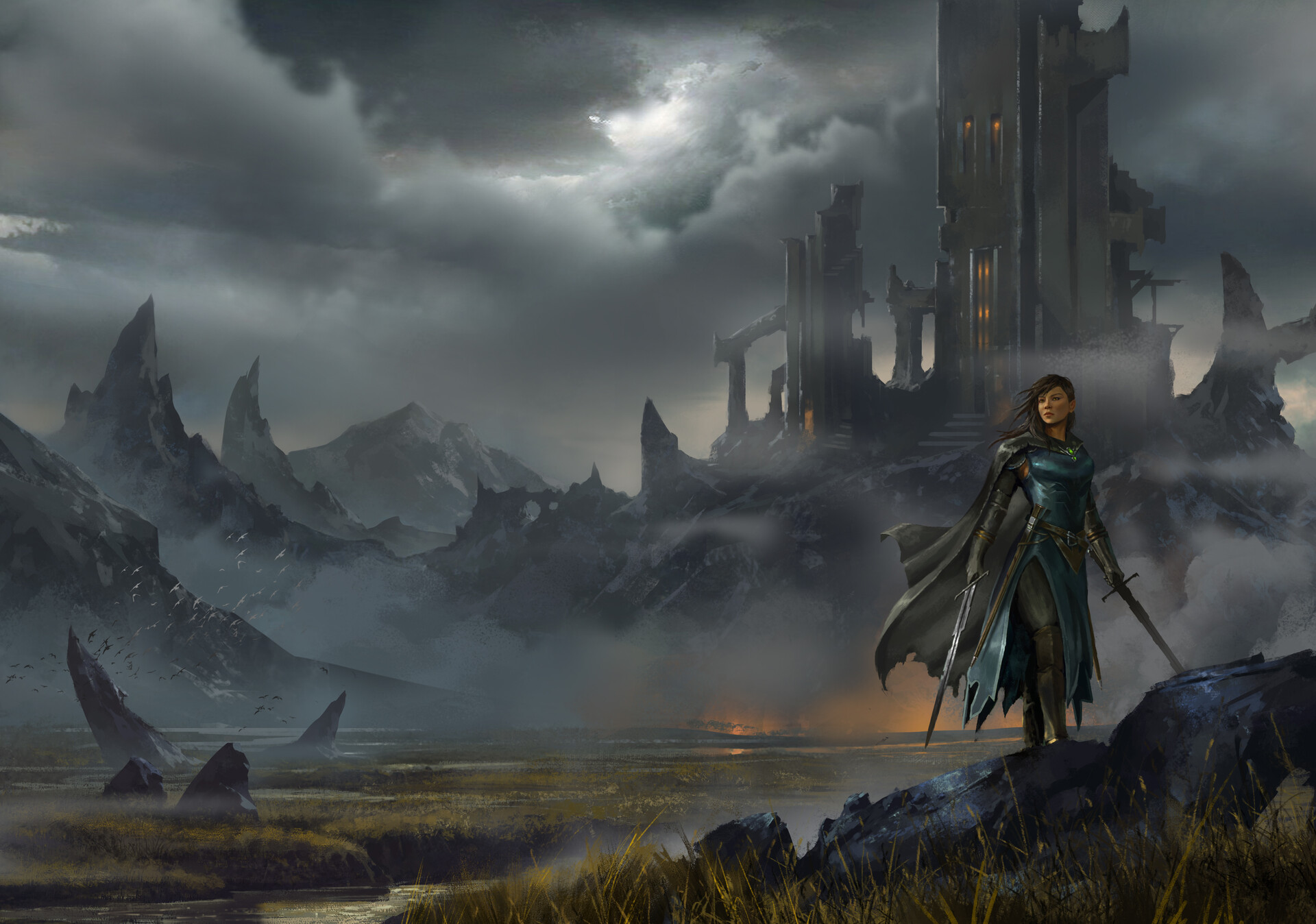 ArtStation - -The Well of Shadows- Book Cover