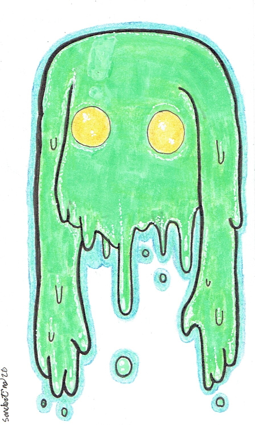 ArtStation - Scribble Beast 204 - Slime Elemental