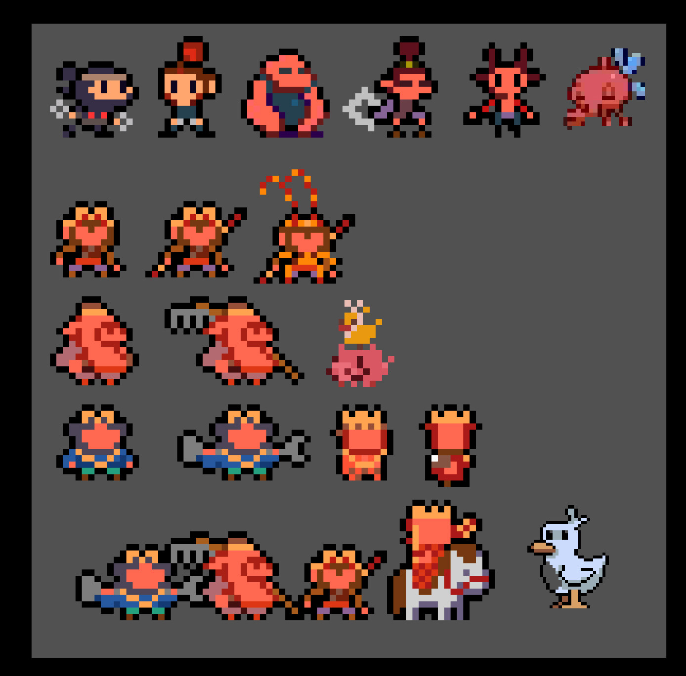 Mini Pixel Art Character Pixel Art Characters: A Retro Gaming