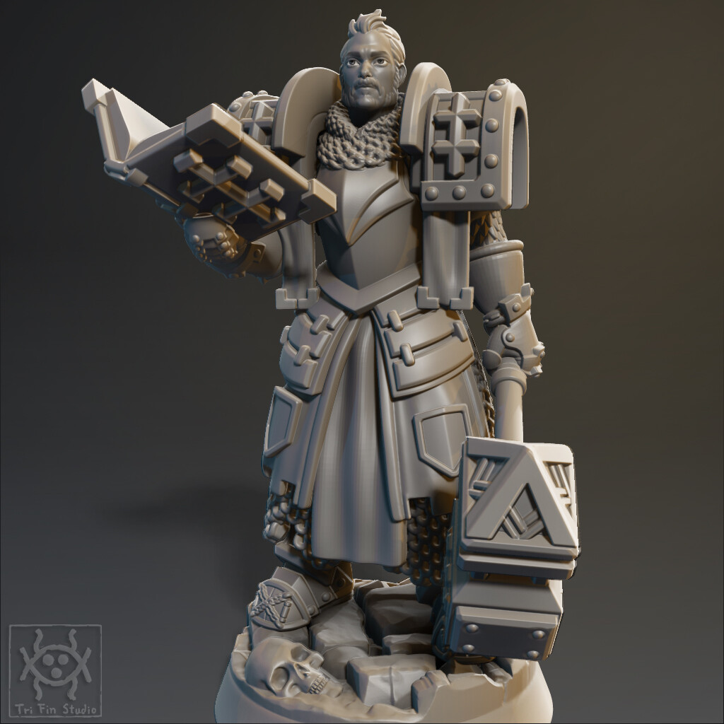 ArtStation - Adventurer - Male Cleric