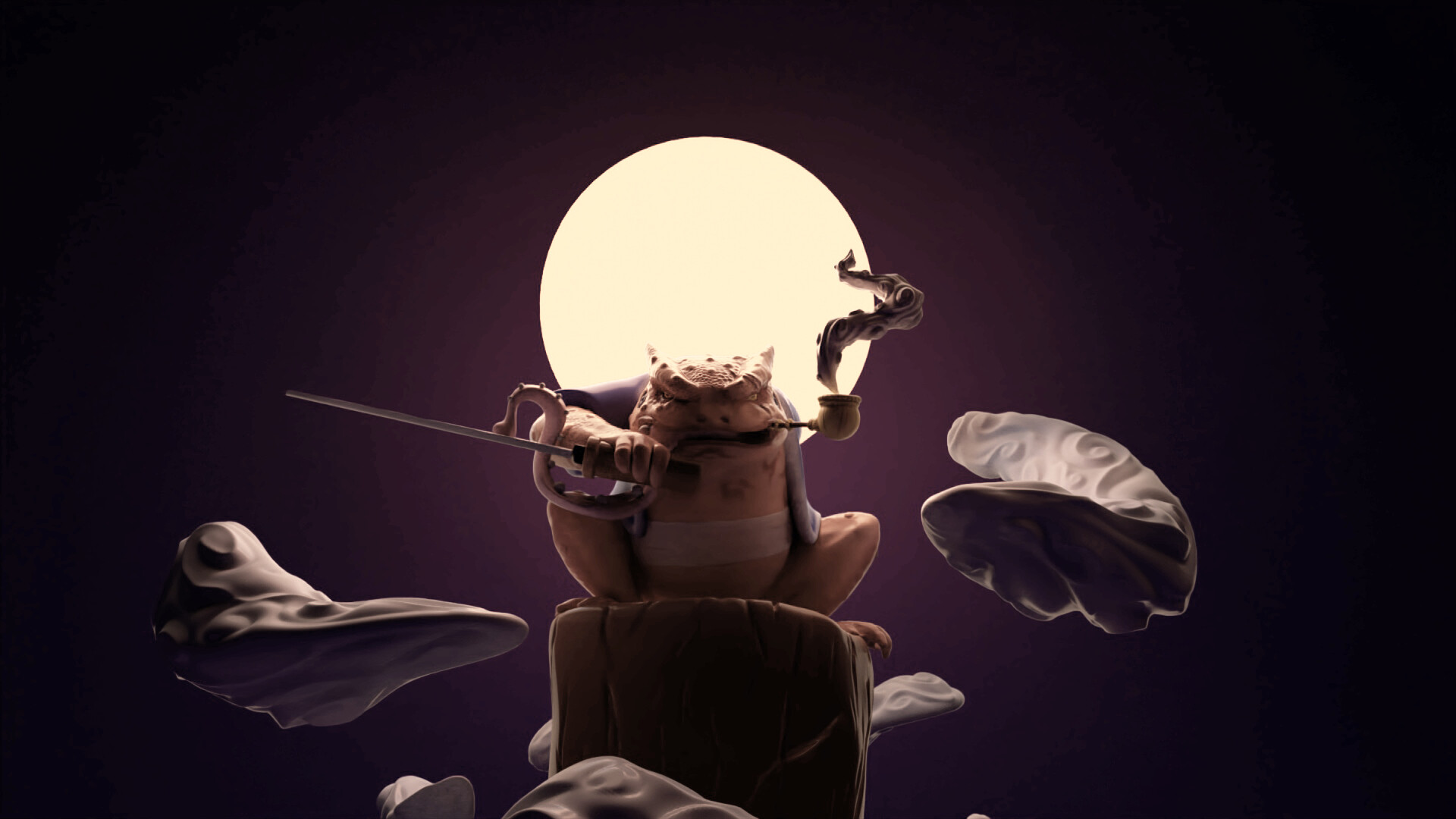 ArtStation - Gamabunta the Great realistic figurine