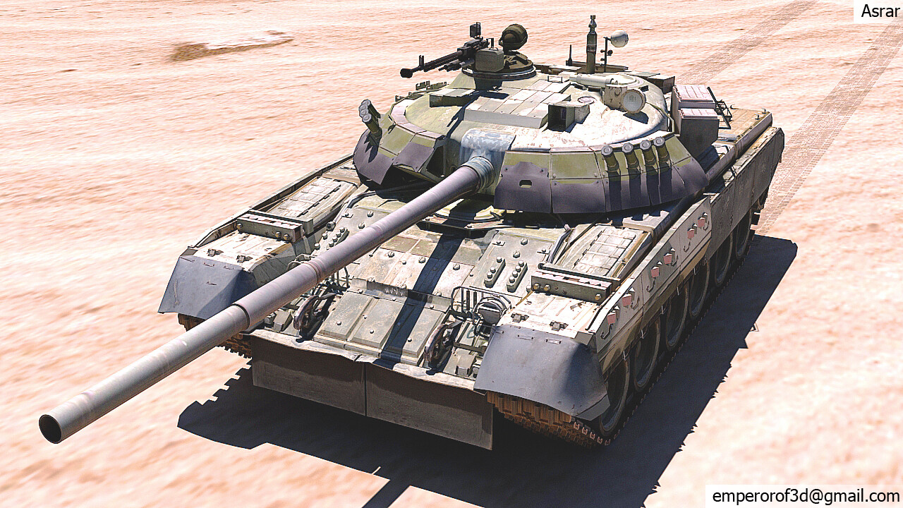 ArtStation - Tank T80 UD