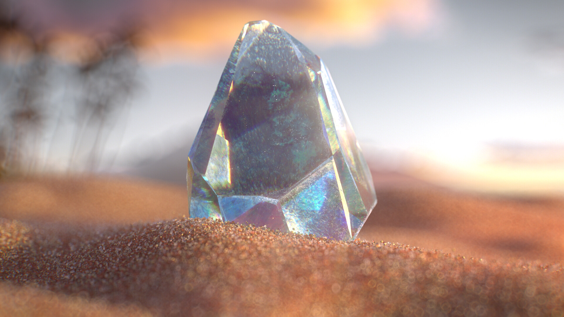 ArtStation - MATERIAL STUDIES: CRYSTAL SHADING (procedural)
