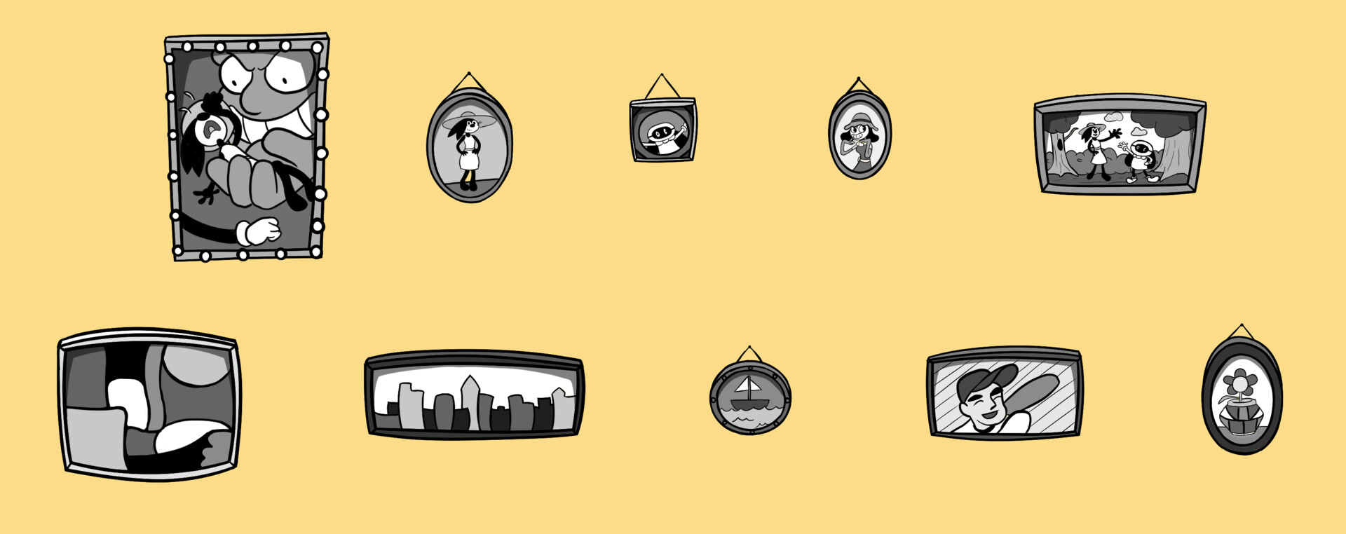 Jonathan Navas - Monochrome RPG Game Assets