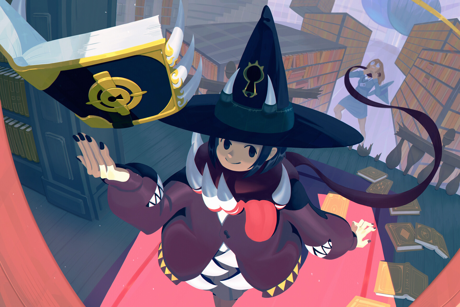 ArtStation - Modern Dark Mage Girl