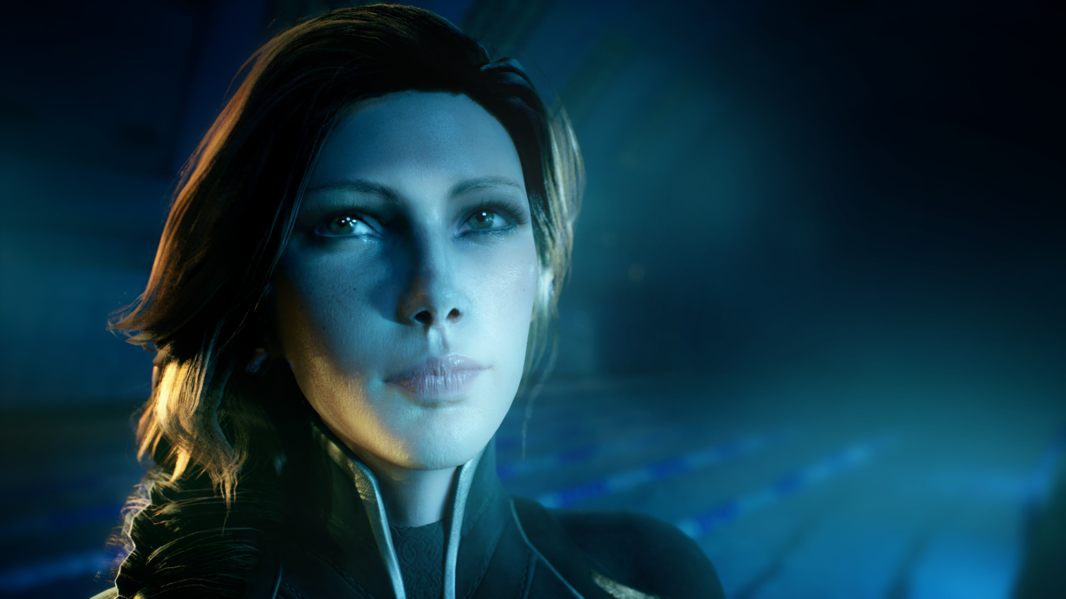 Adam Alexander - Portfolio - Character Lighting Study - Blue