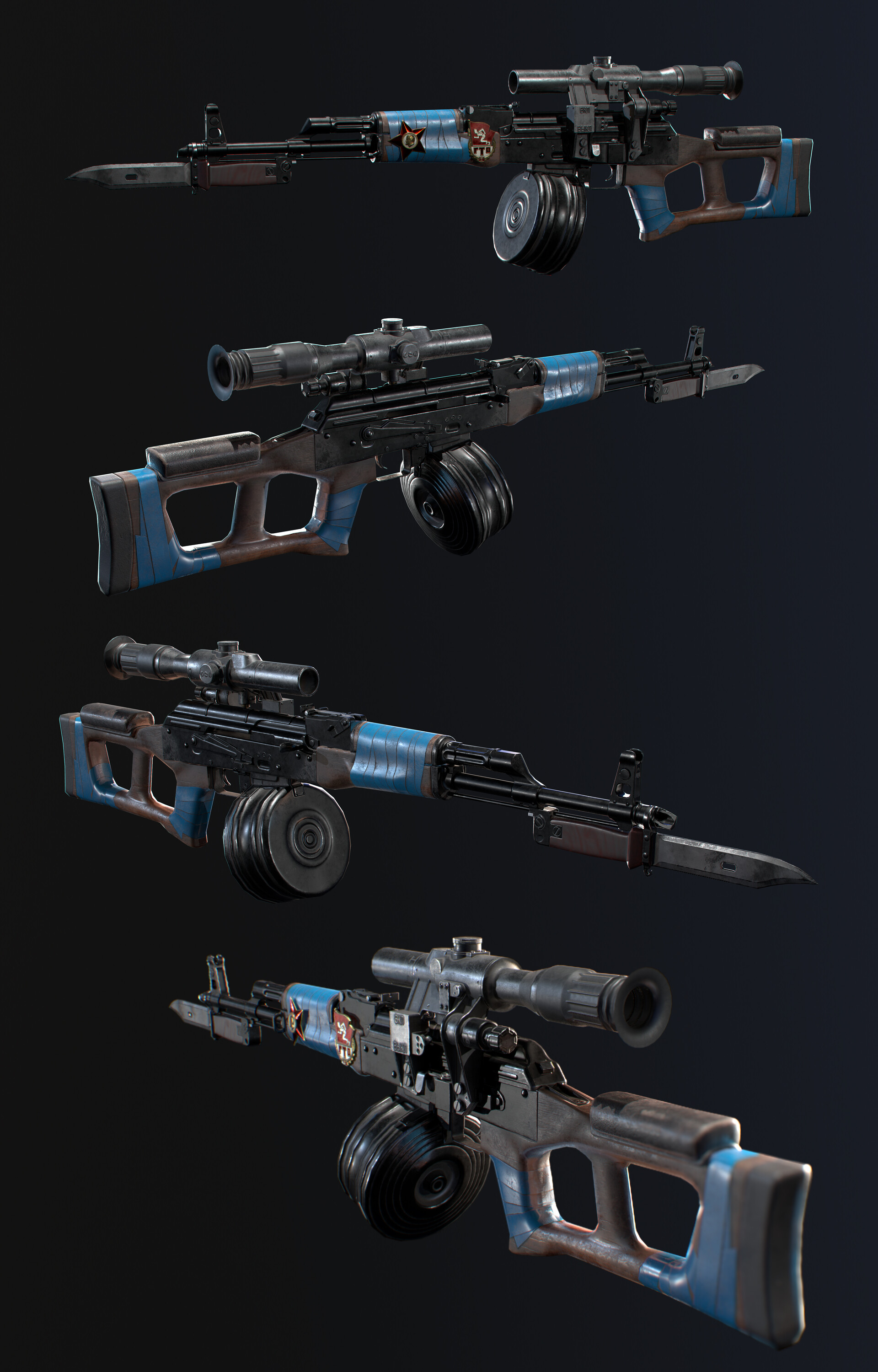 ArtStation - Custom AK game model