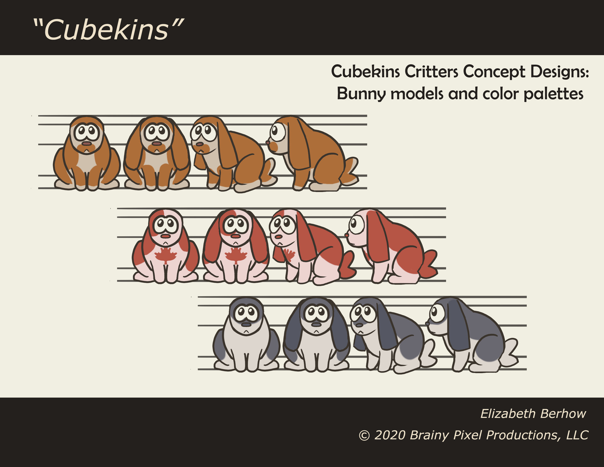 Elizabeth "Bizzy" Berhow - Critter Design and Modeling for Brainy Pixel ...