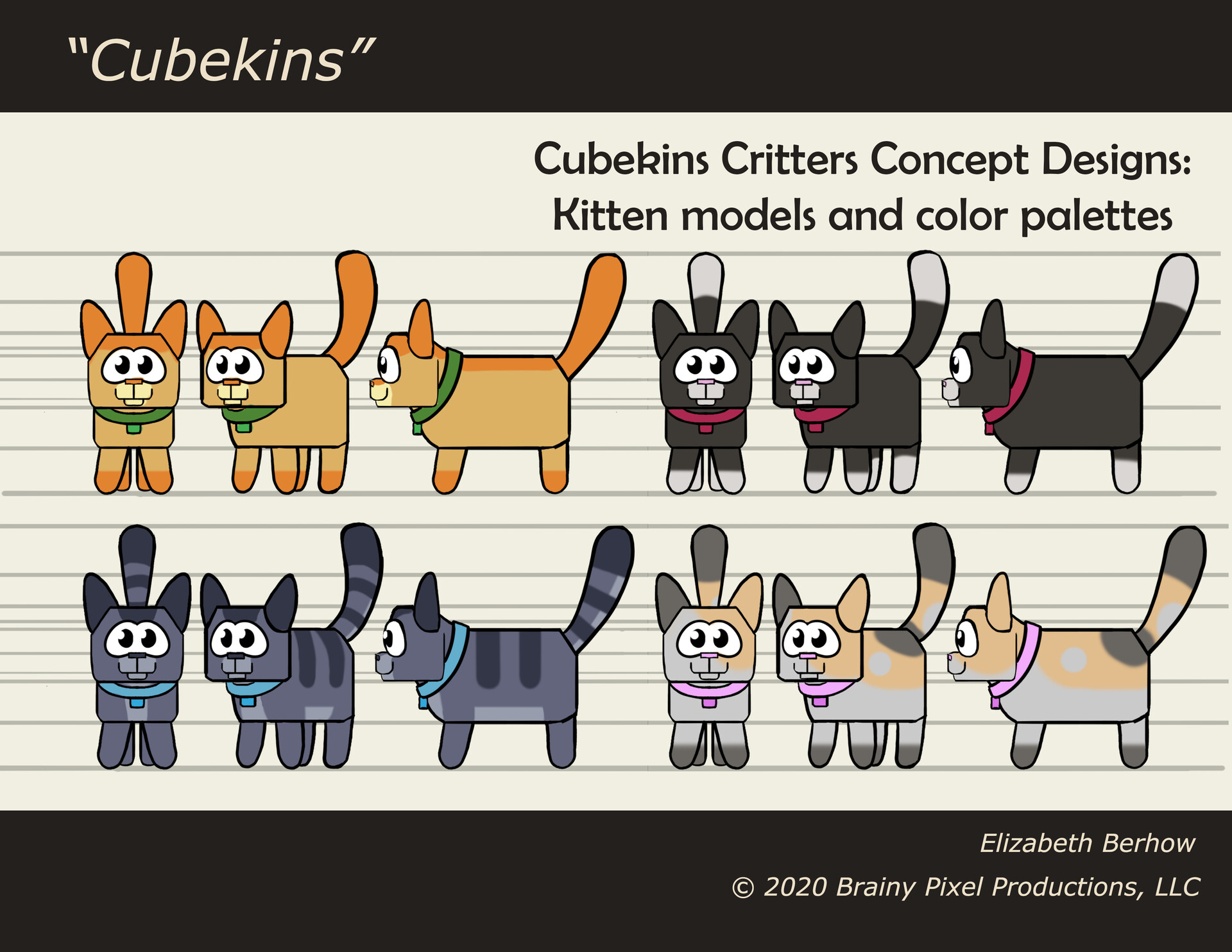 Elizabeth "Bizzy" Berhow - Critter Design and Modeling for Brainy Pixel ...