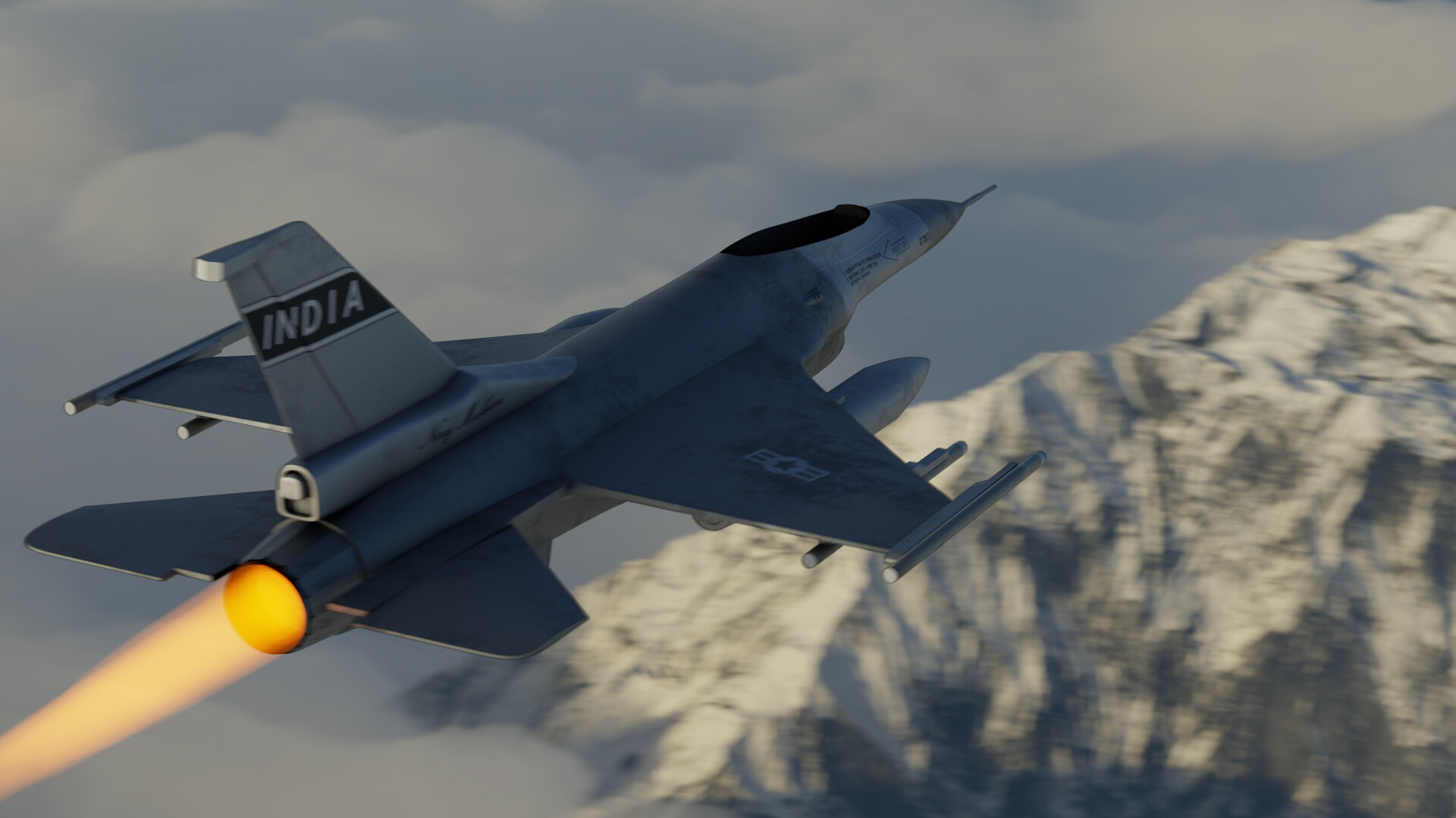 ArtStation - F-16 Fighter Jet