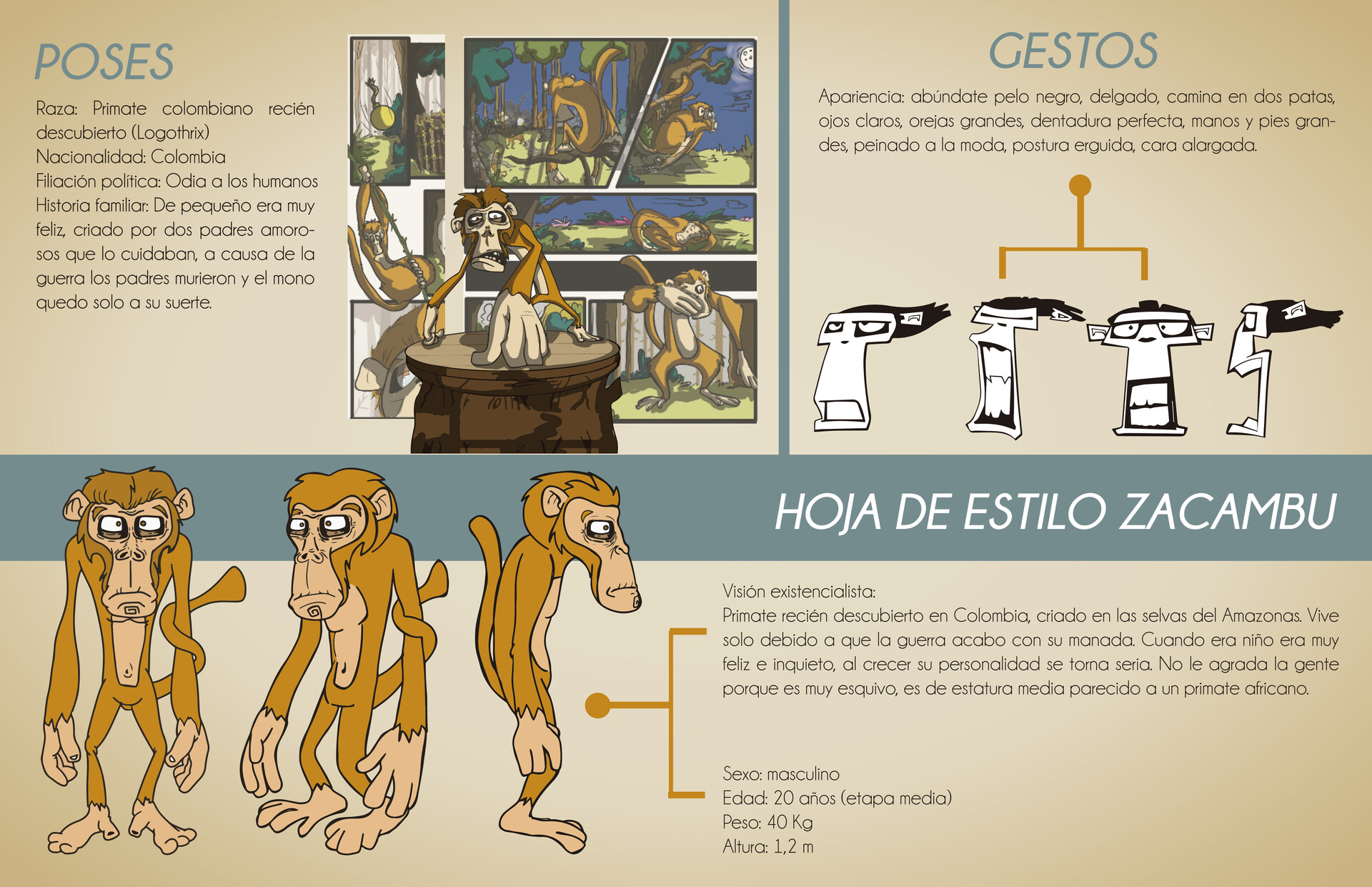 ArtStation - HOJA ESTILO DE PERSONAJES