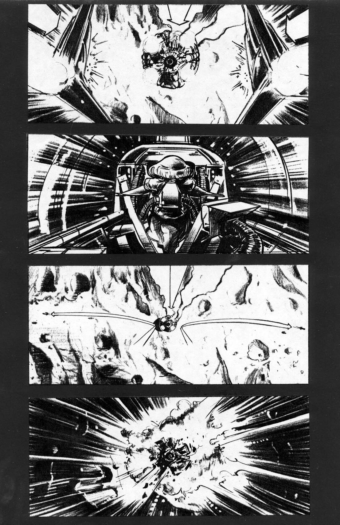 ArtStation - The Fifth Element - one measly storyboard panel