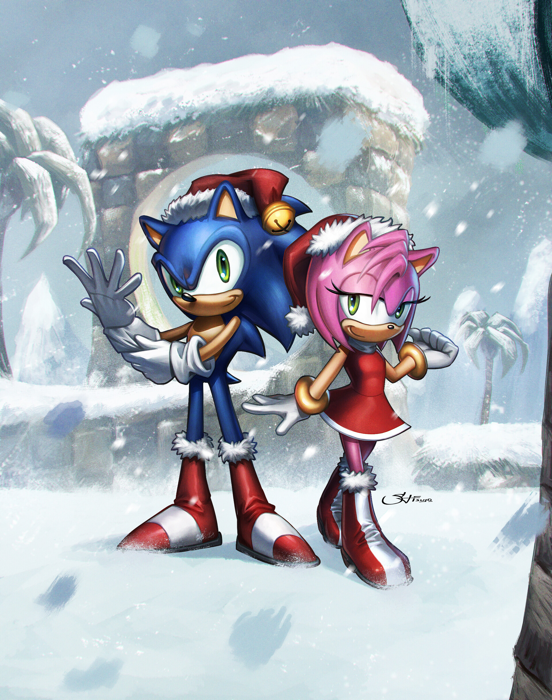 ArtStation - A SONIC CHRISTMAS!