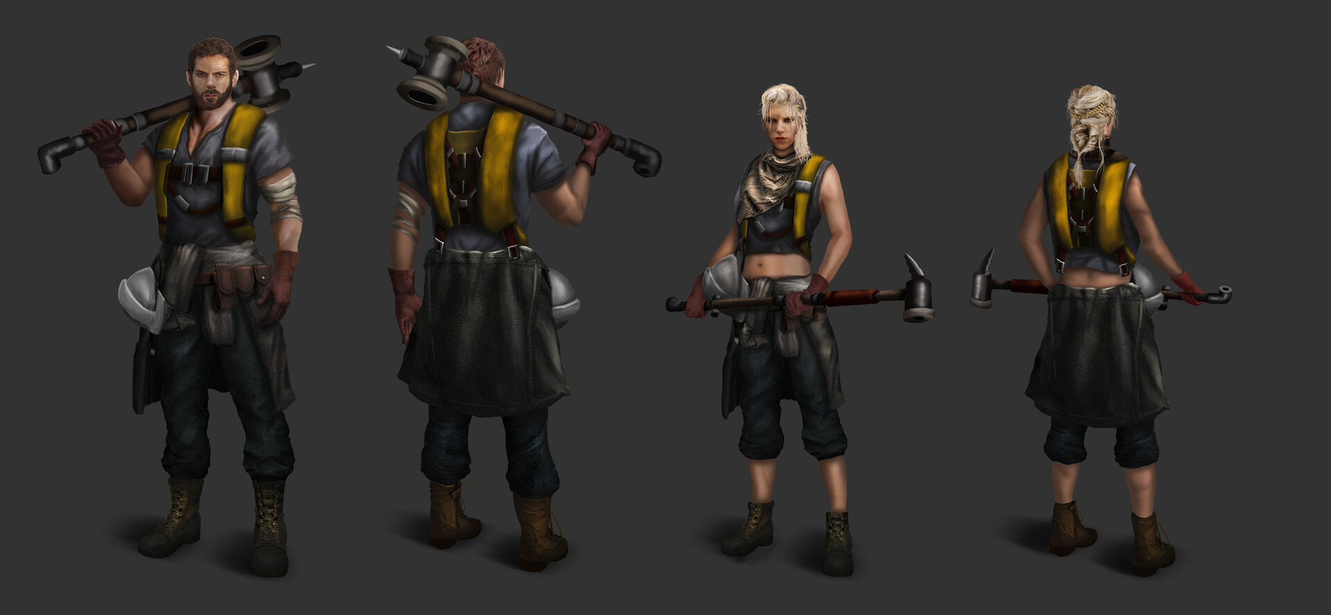 ArtStation - Project: LockJaw- CharacterDesign