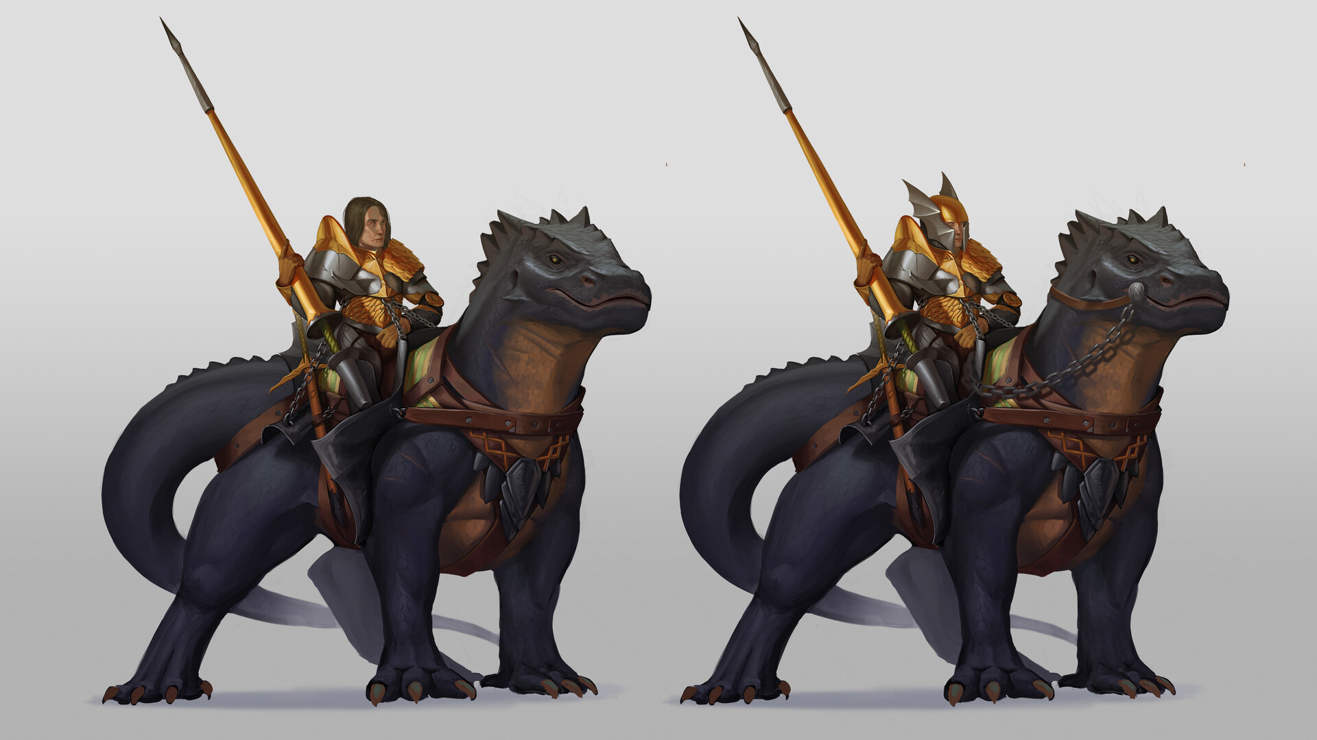 ArtStation - Drake cavalry concept