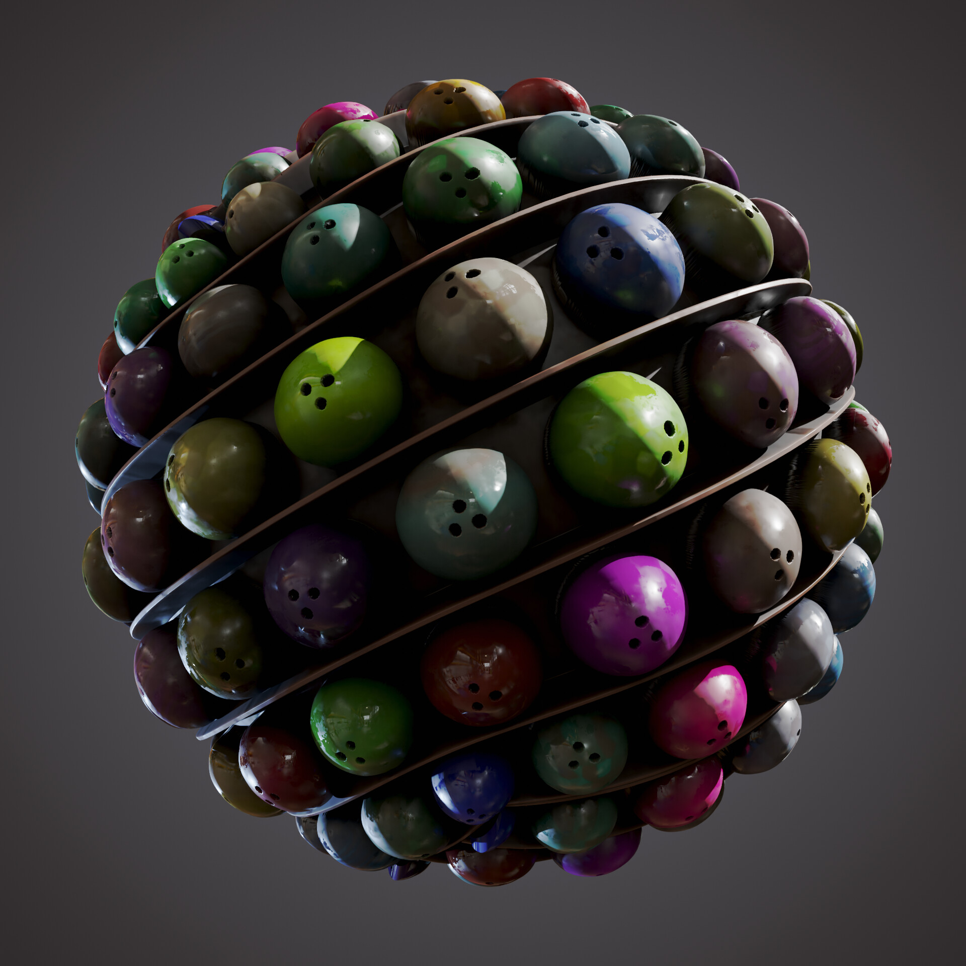 ArtStation - Procedural Bowling Balls