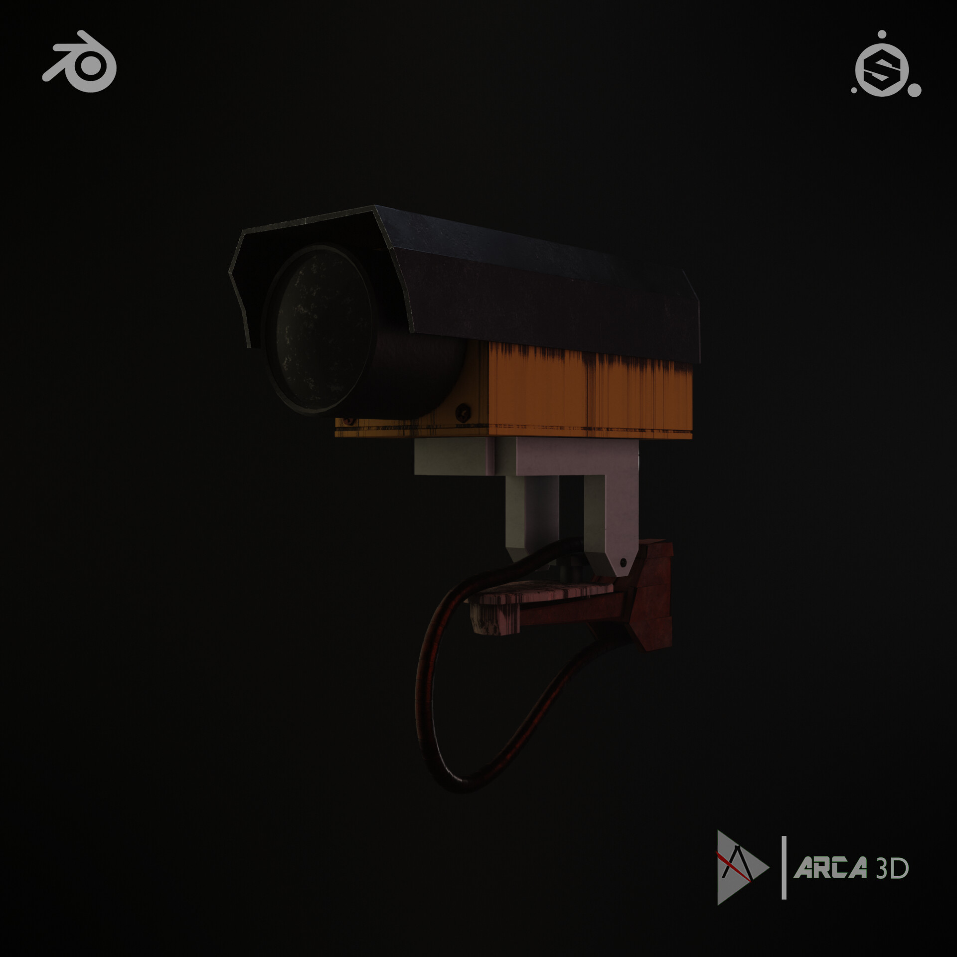 ArtStation - Old security camera