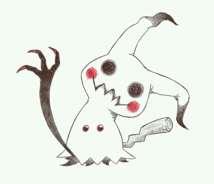 how to draw evil pikachu