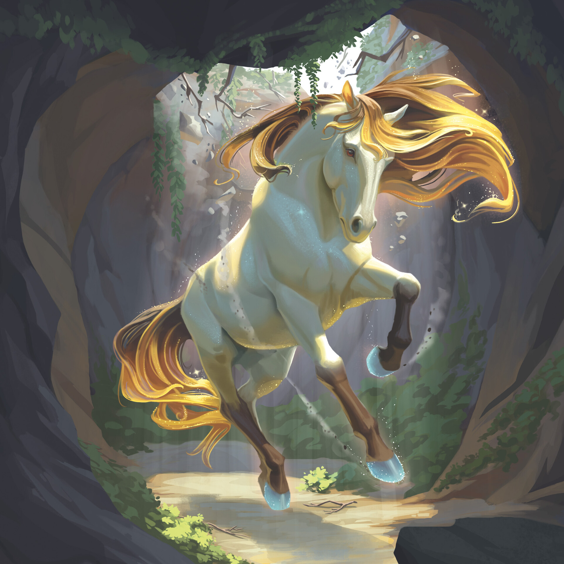 ArtStation - The Wild Horse Izza - Part 2