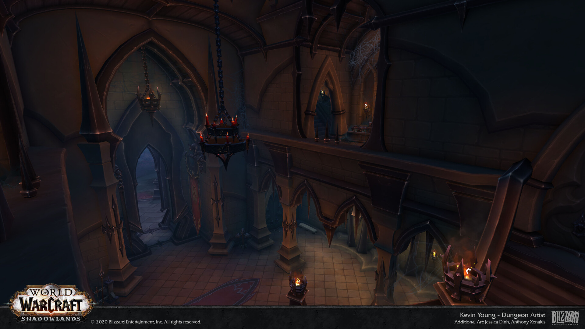 Kevin Young - World of Warcraft: Shadowlands - Revendreth Architecture