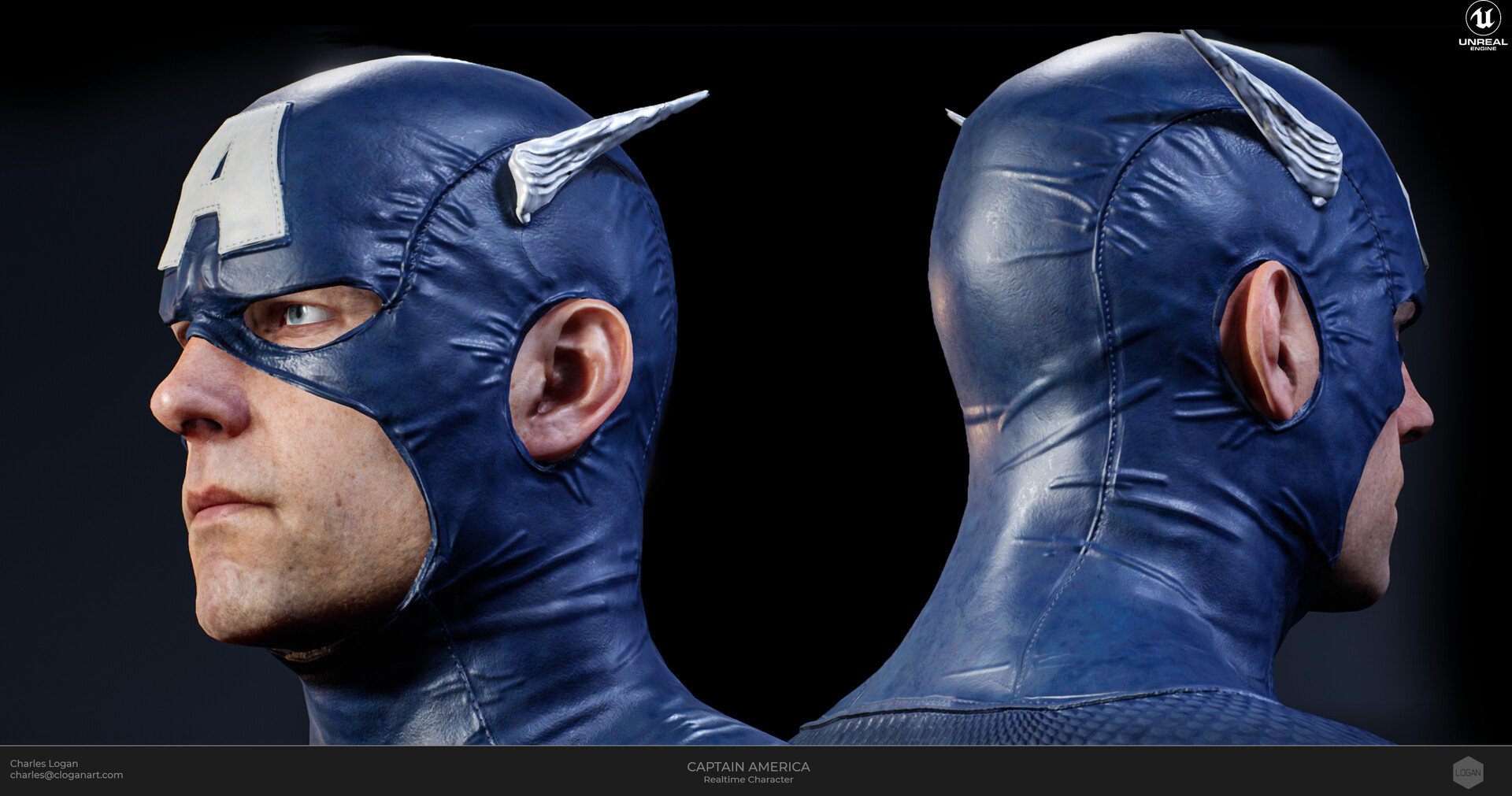 Charles Logan - Captain America - Realtime Character