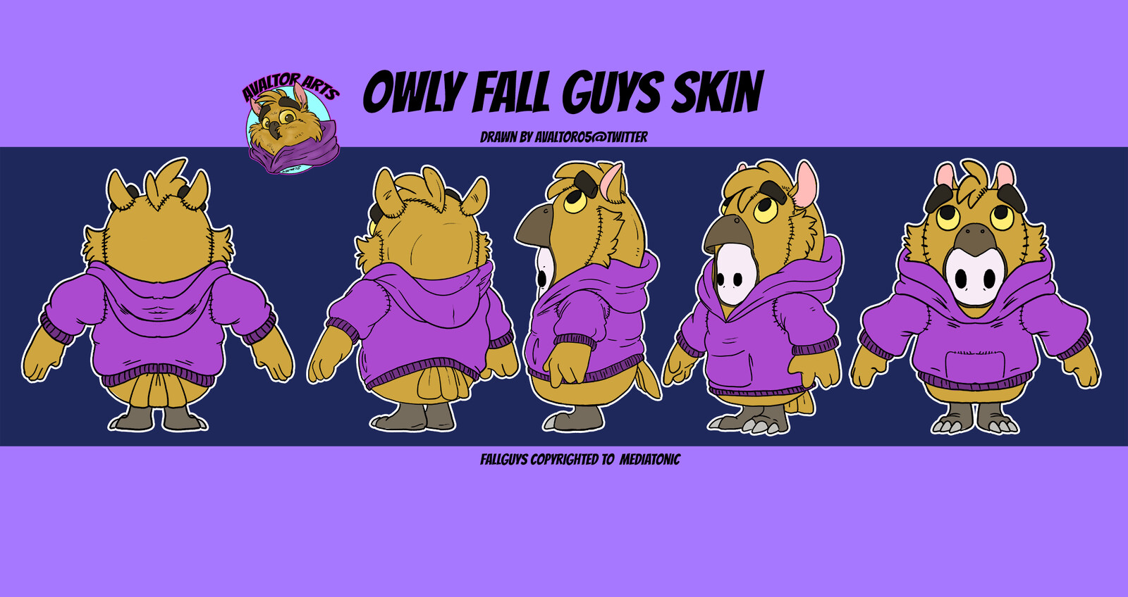 Cary Narveson - Fallguy fanart-Owly as costume