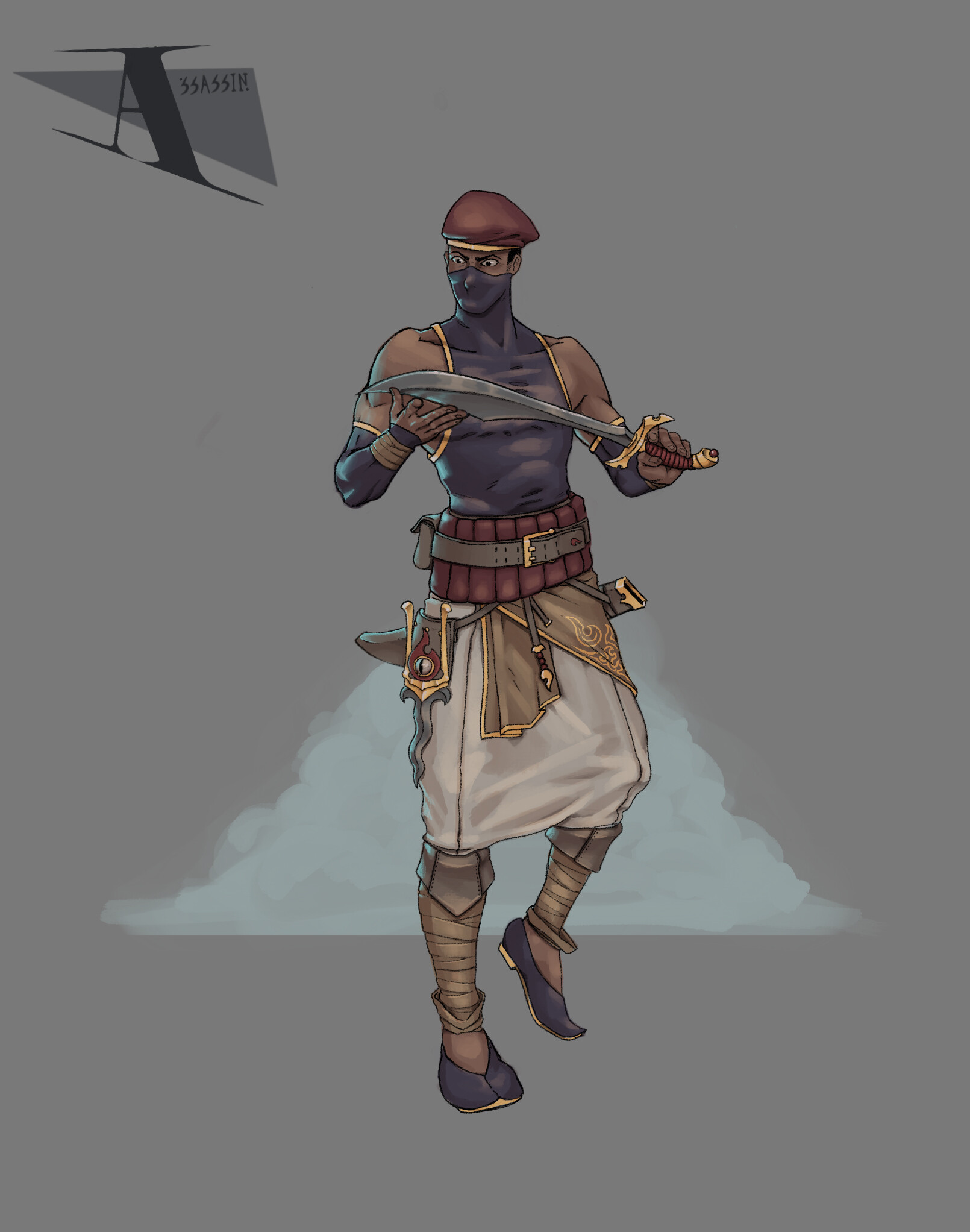 ArtStation - Assassin of the Desert Wastes
