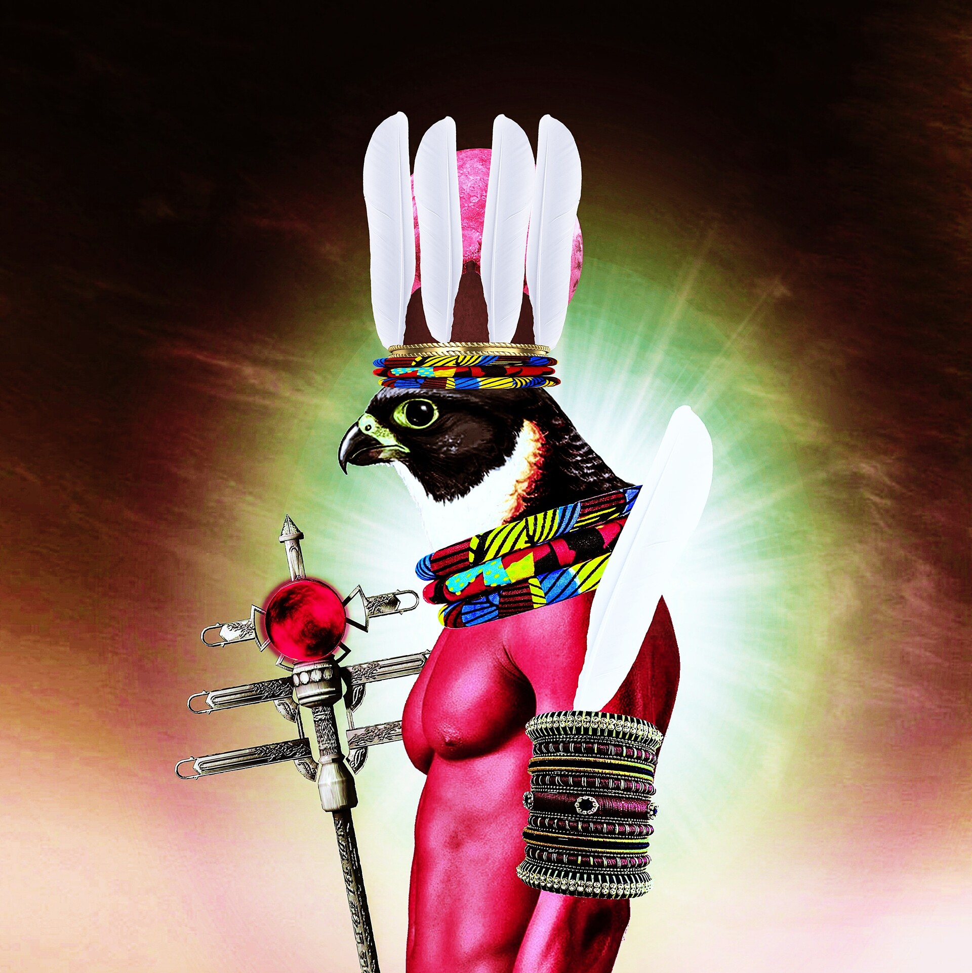 ArtStation - ANCIENT IGBO / AFRICAN SUN GOD: AGUNKWO EZE UTUTU / ORA By ...