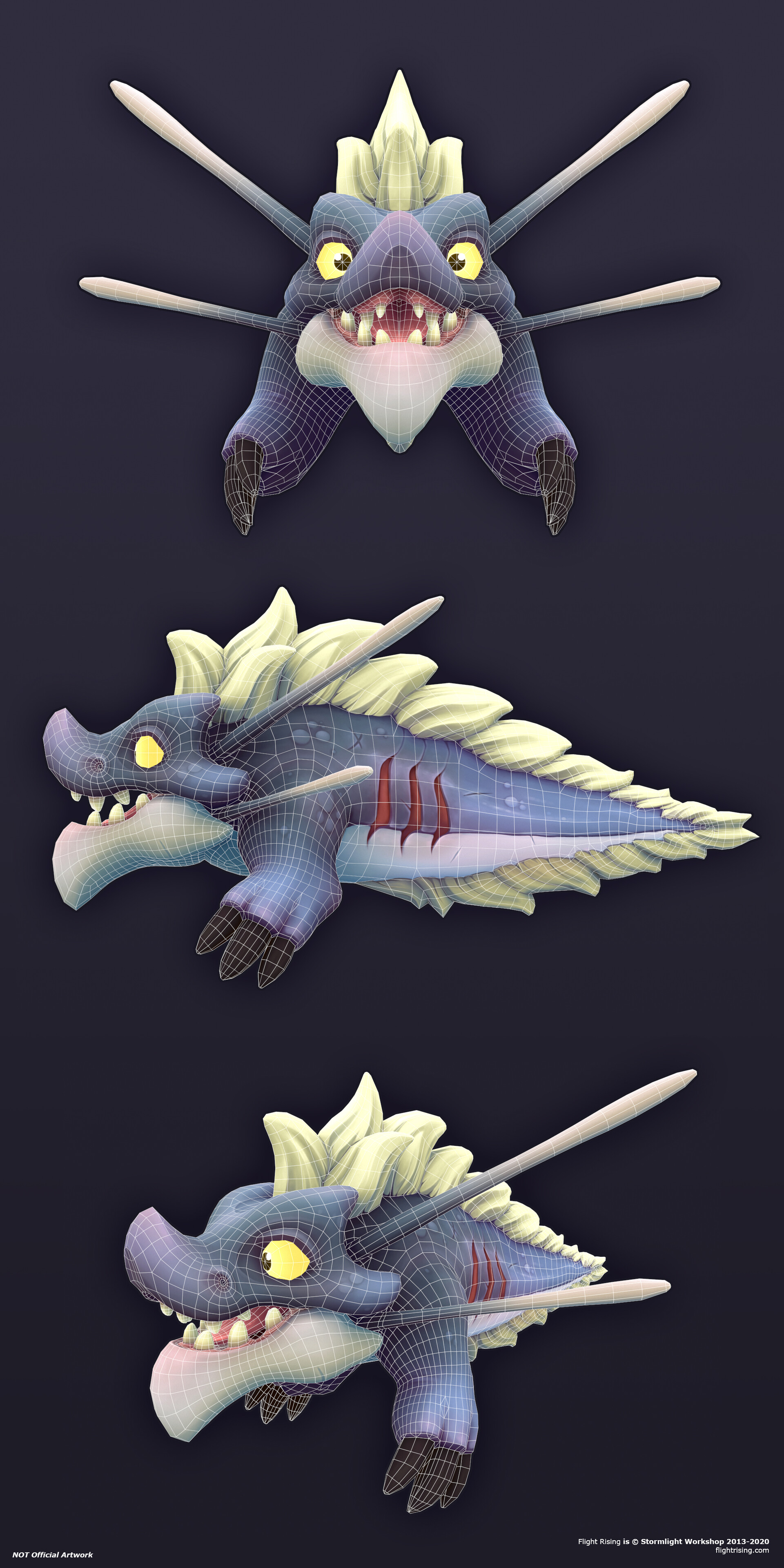 Dana Pull - Noggle (Flight Rising Fanart)