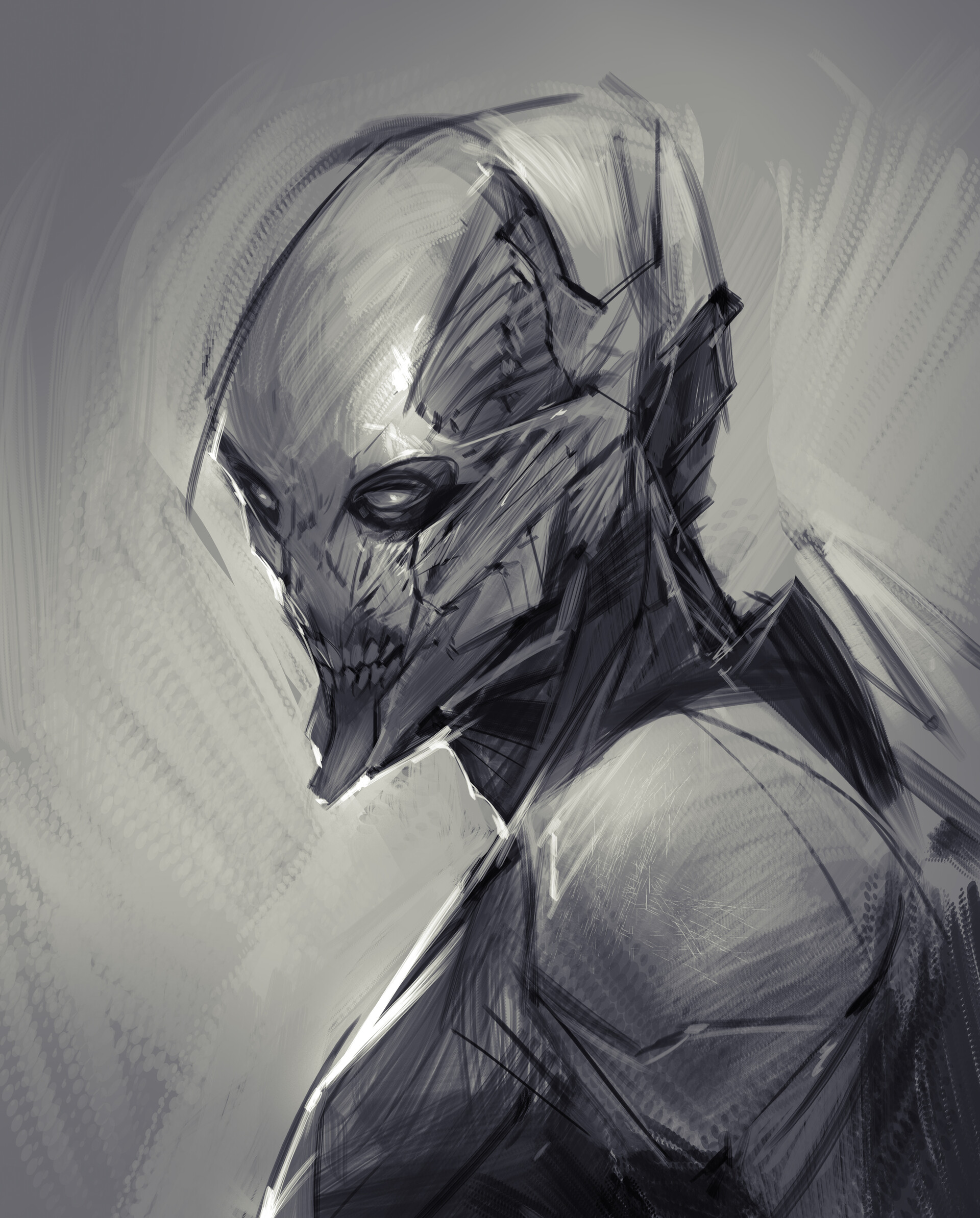 ArtStation - Cyborg Sketch