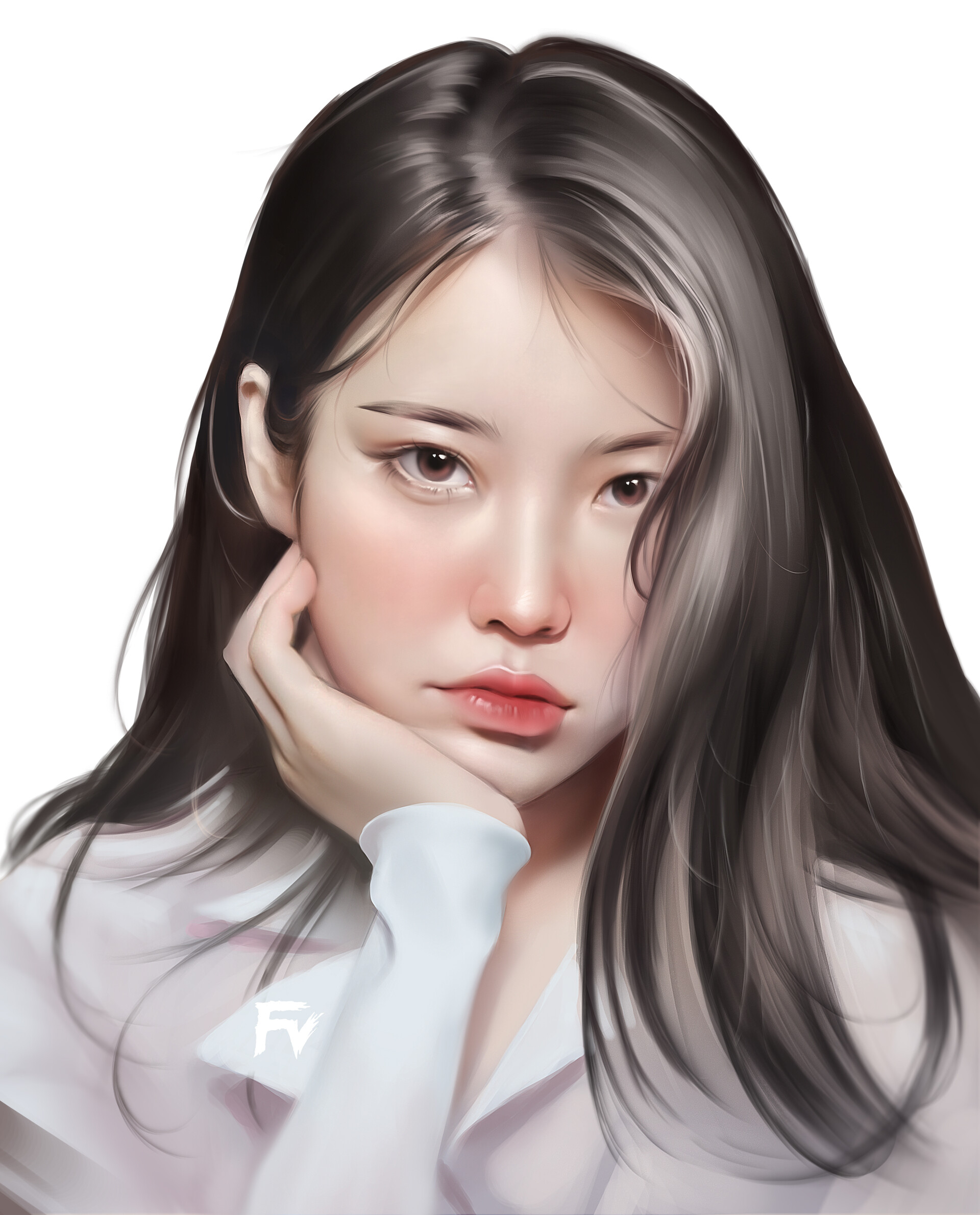 ArtStation - IU portrait