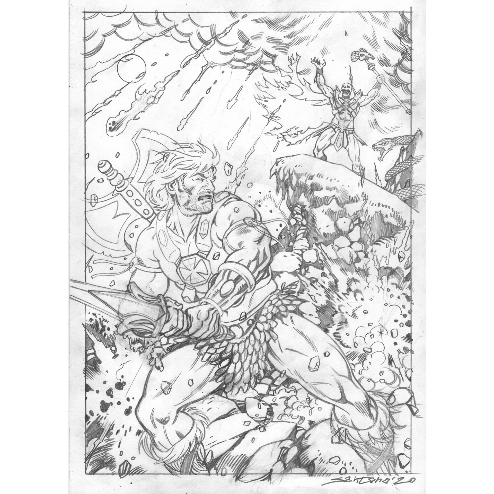 he man coloring book