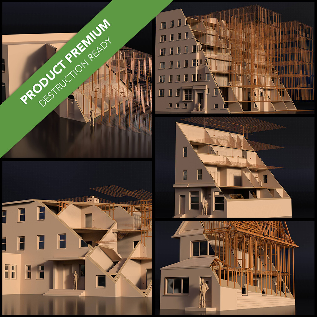 ArtStation - Buildings Mini Bundle Vol 02 (Available for Purchase)