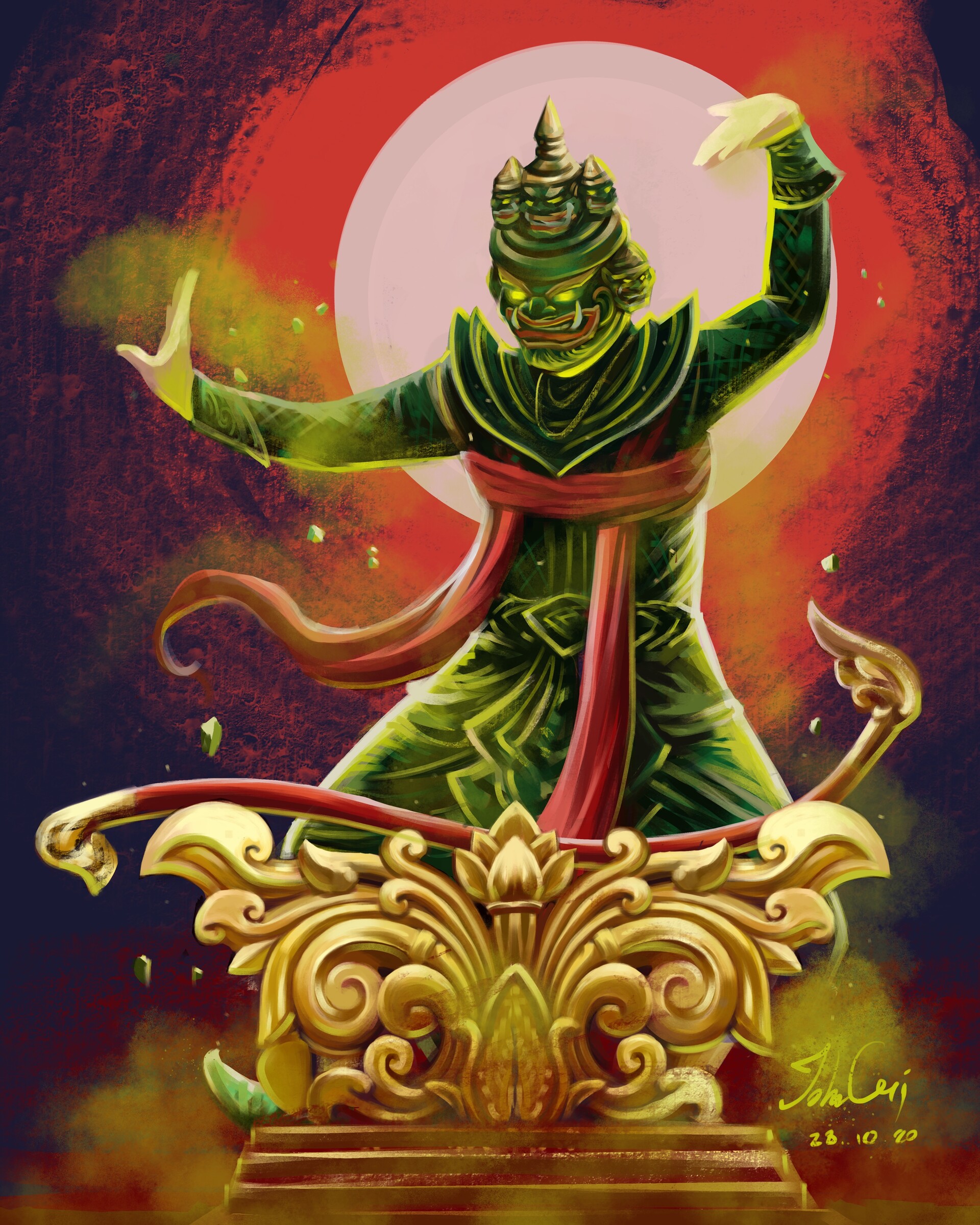 ArtStation - Myanmar ogre (belu)