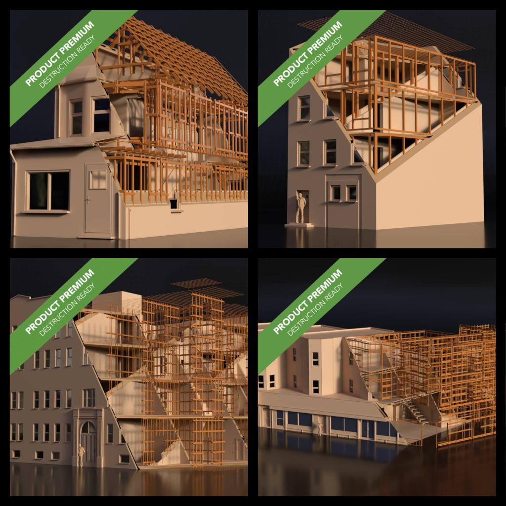 ArtStation - Buildings Mini Bundle Vol 01 (Available for Purchase)