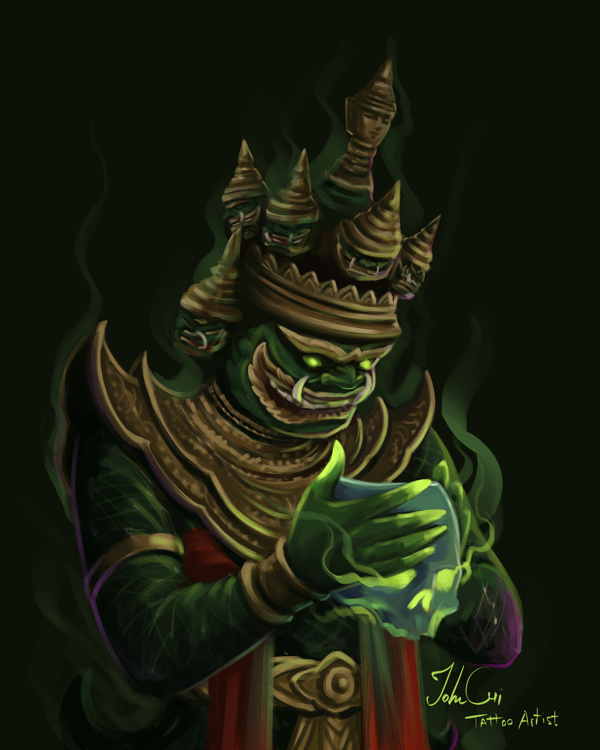 ArtStation - Myanmar ogre (belu)