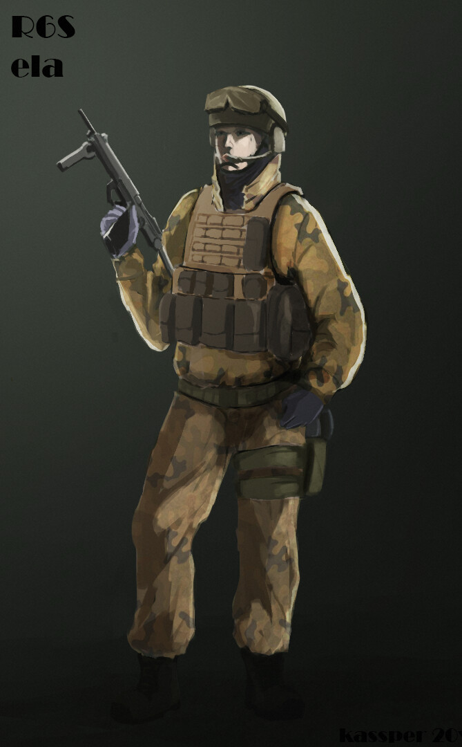 ArtStation - R6s ella my concept