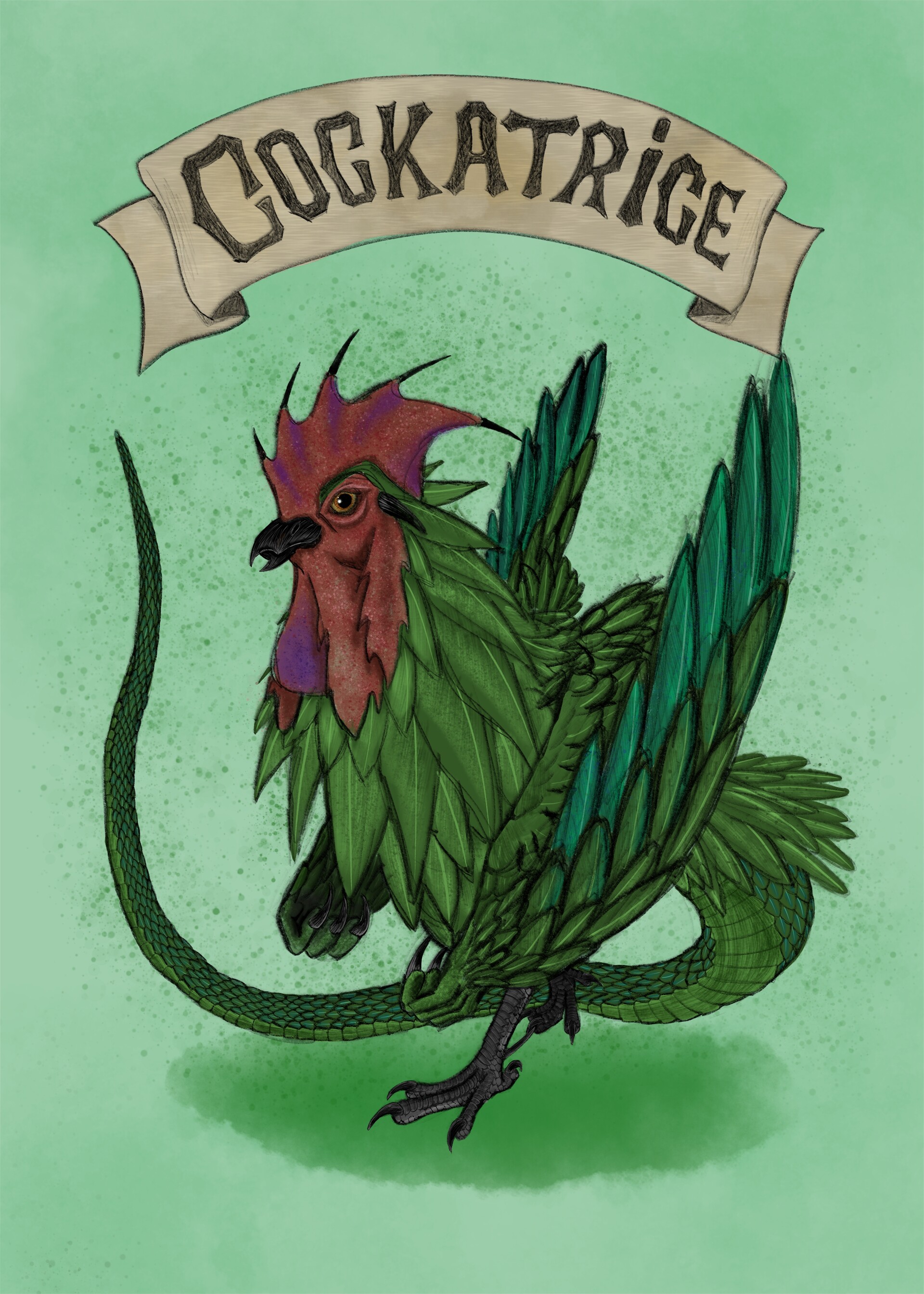 ArtStation - Mythologic - Cockatrice