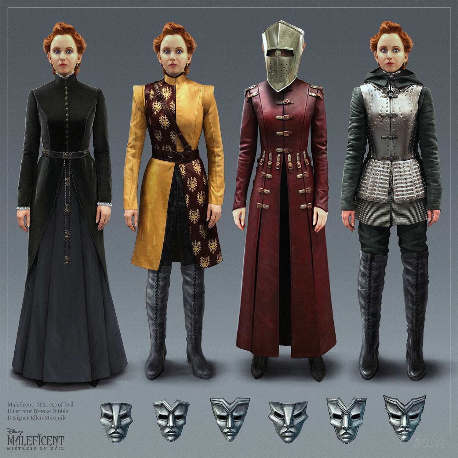 Brooke Dibble Maleficent Mistress Of Evil ~ Costume Concept Art