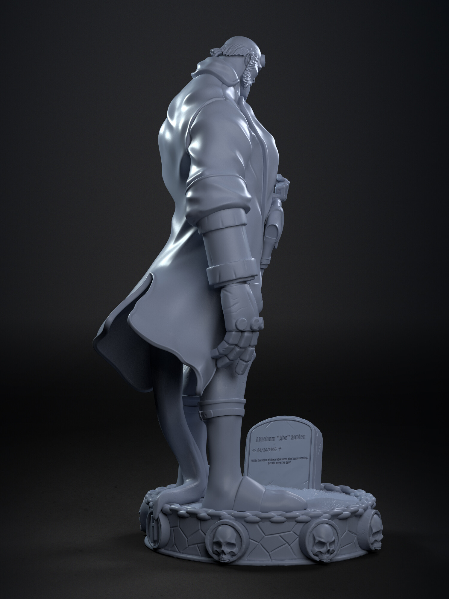 Arthur Belloni - 3D Character Artist - Hellboy Fanart