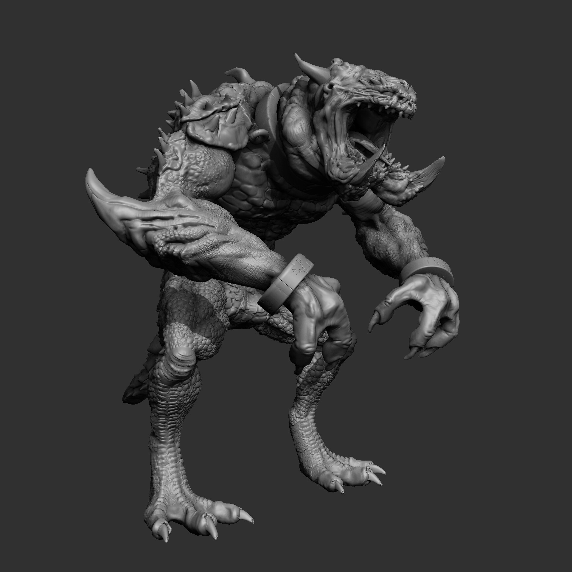 Mark Parris - Salamander Dragon - WIP