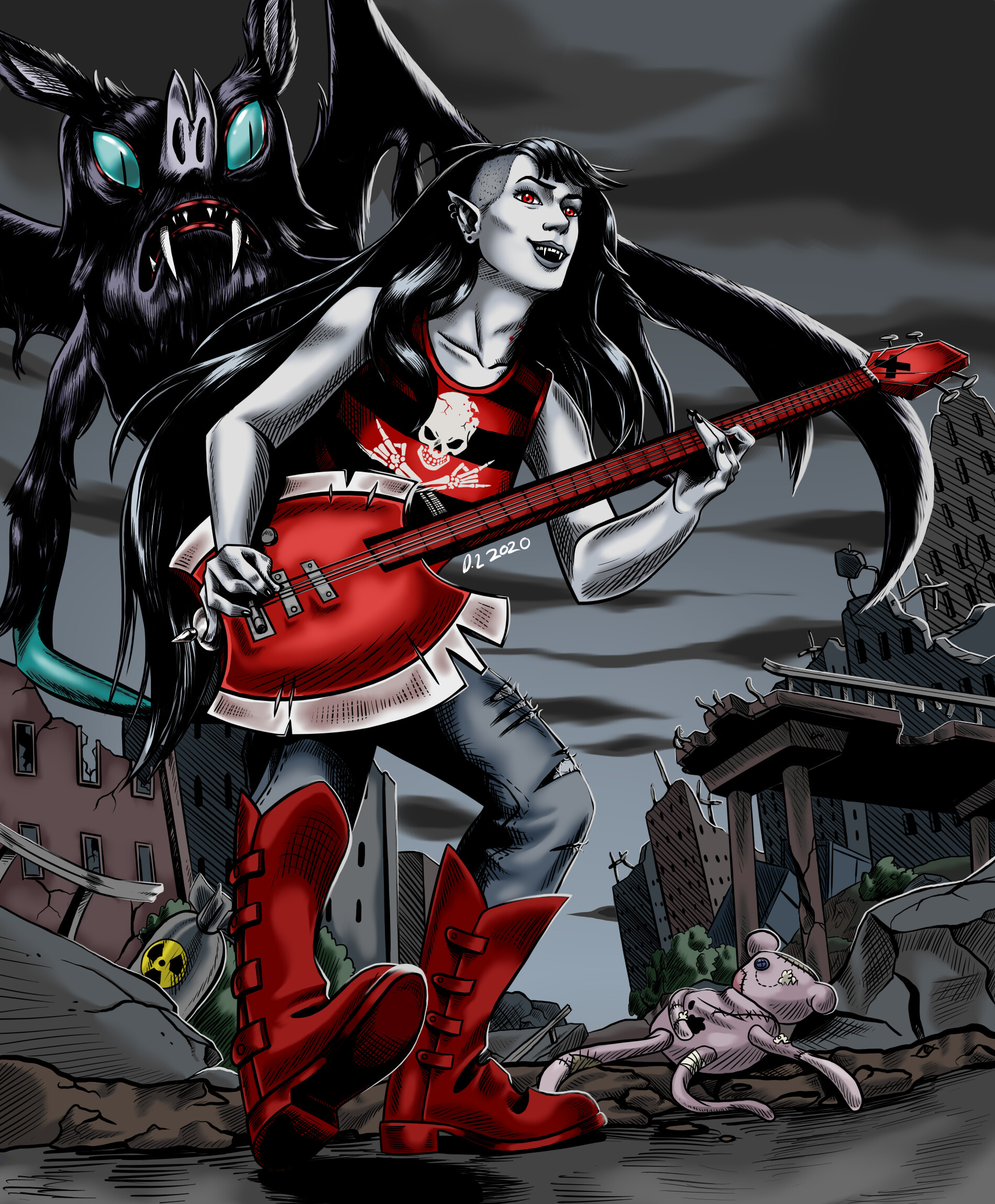 ArtStation - Marceline, Reine des Vampires