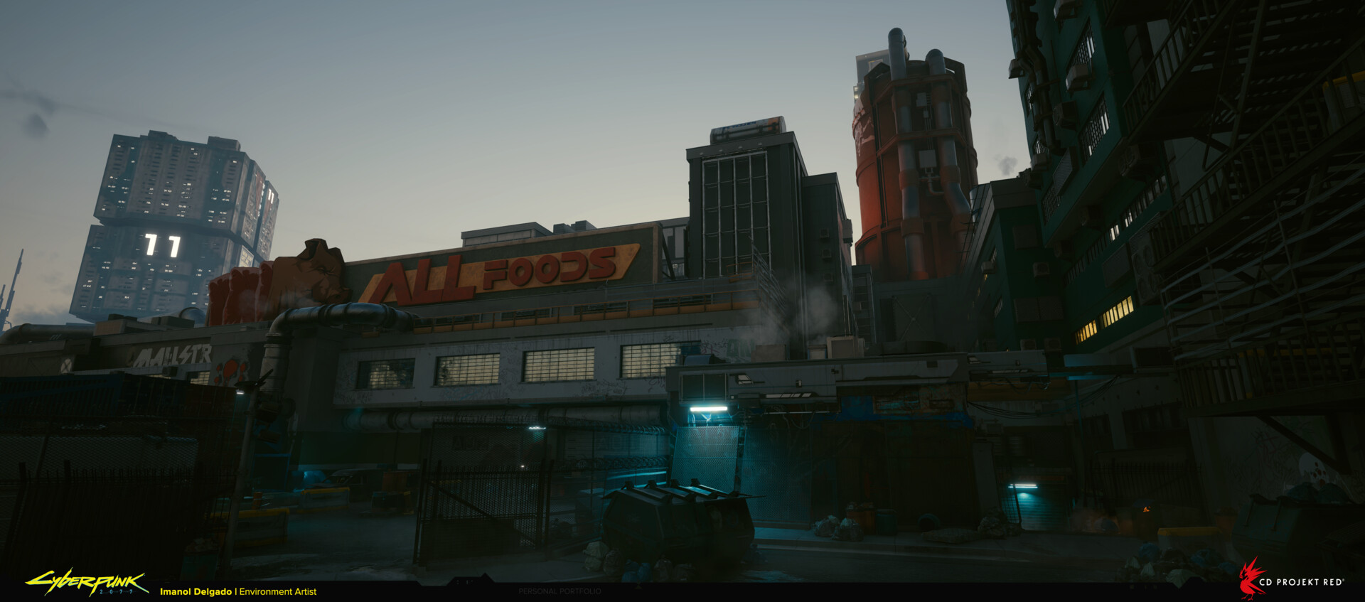 Imanol Delgado Salazar - All Foods Factory - Cyberpunk 2077