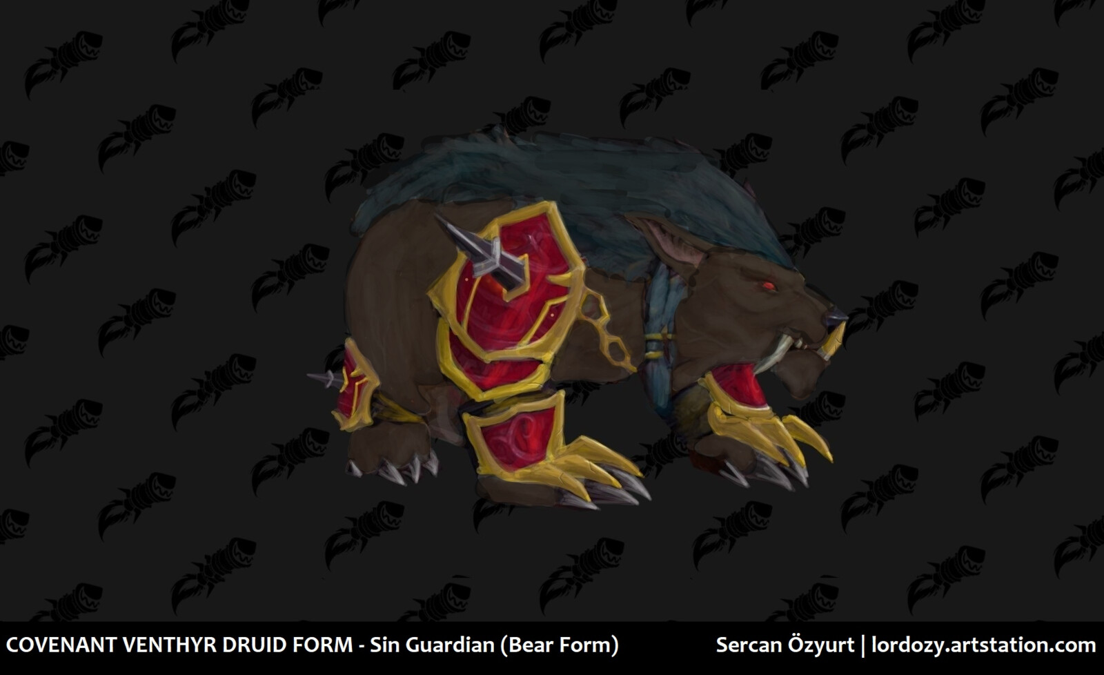 Sercan Özyurt - [Fan Concept] Covenant Druid Forms ''Venthyr'' - World ...